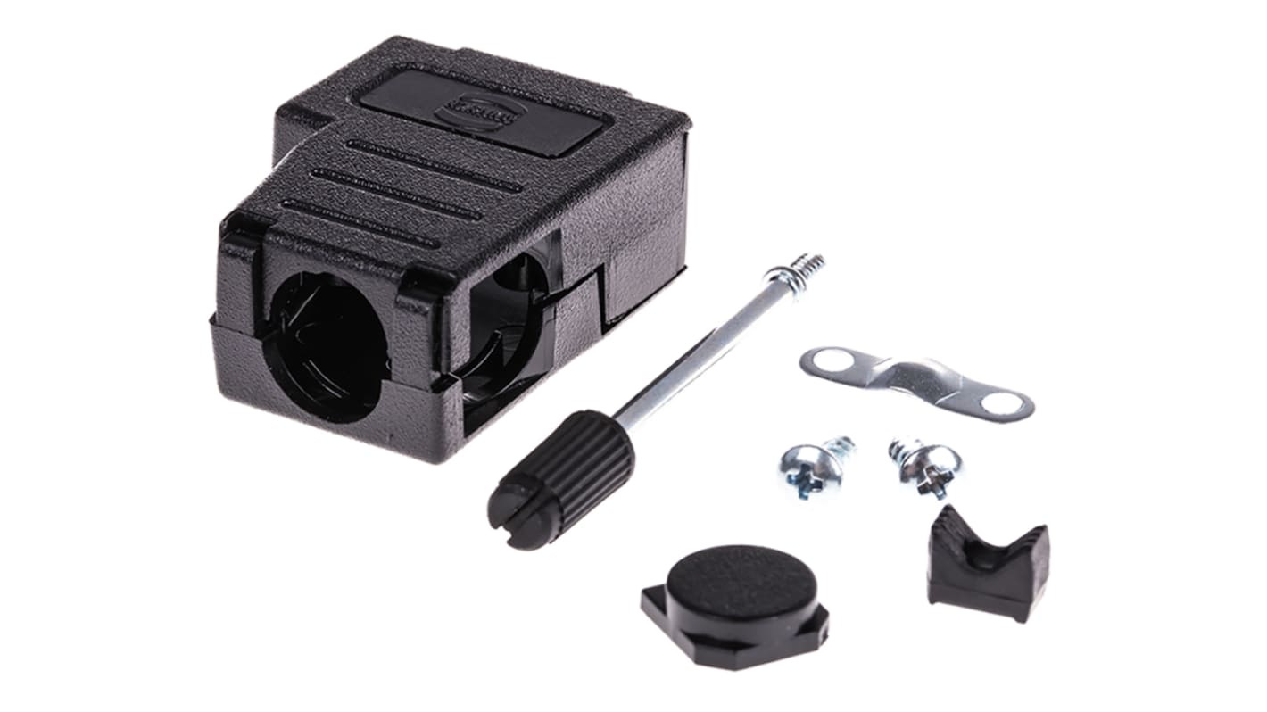 09670090434 | Harting D-Sub Series Thermoplastic D Sub Backshell, 9 Way ...