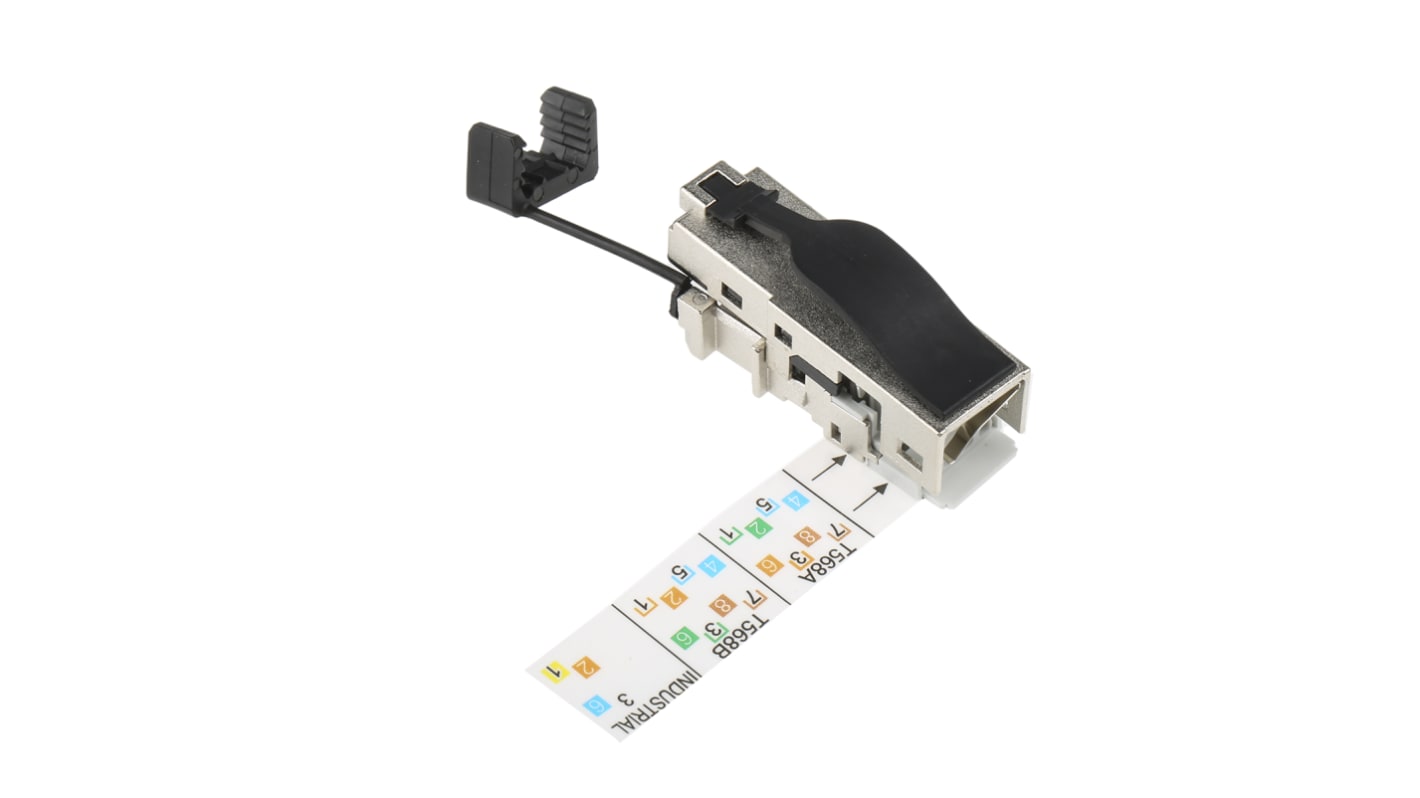 1963600000 | Weidmuller Single-Port RJ45 Field Installation Plug, Cat6a ...