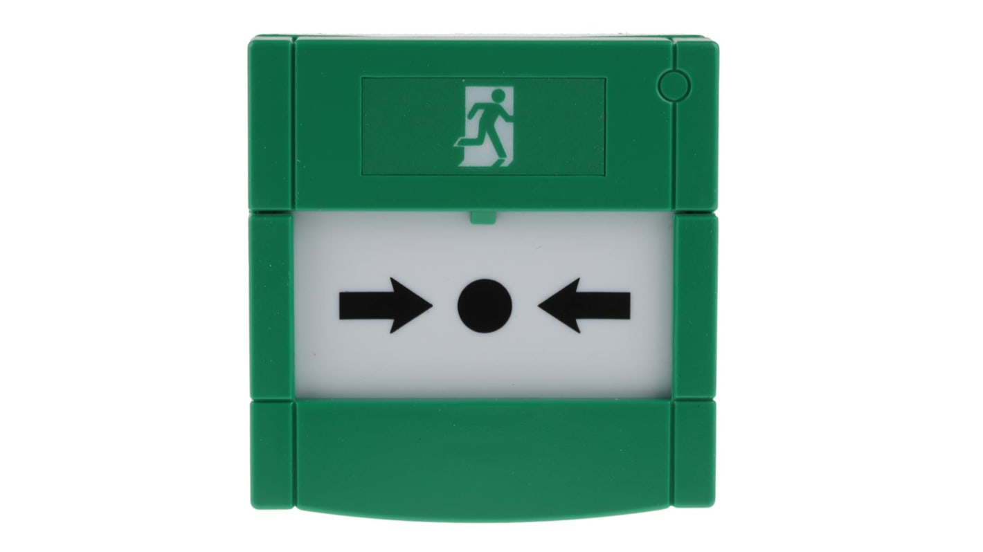 RS PRO Green Emergency exit unlocking box, Button Operated, Resettable ...