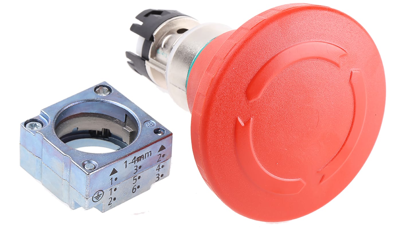 3SB3500-1AA20 | Siemens Signum Series Emergency Stop Push Button, Panel ...