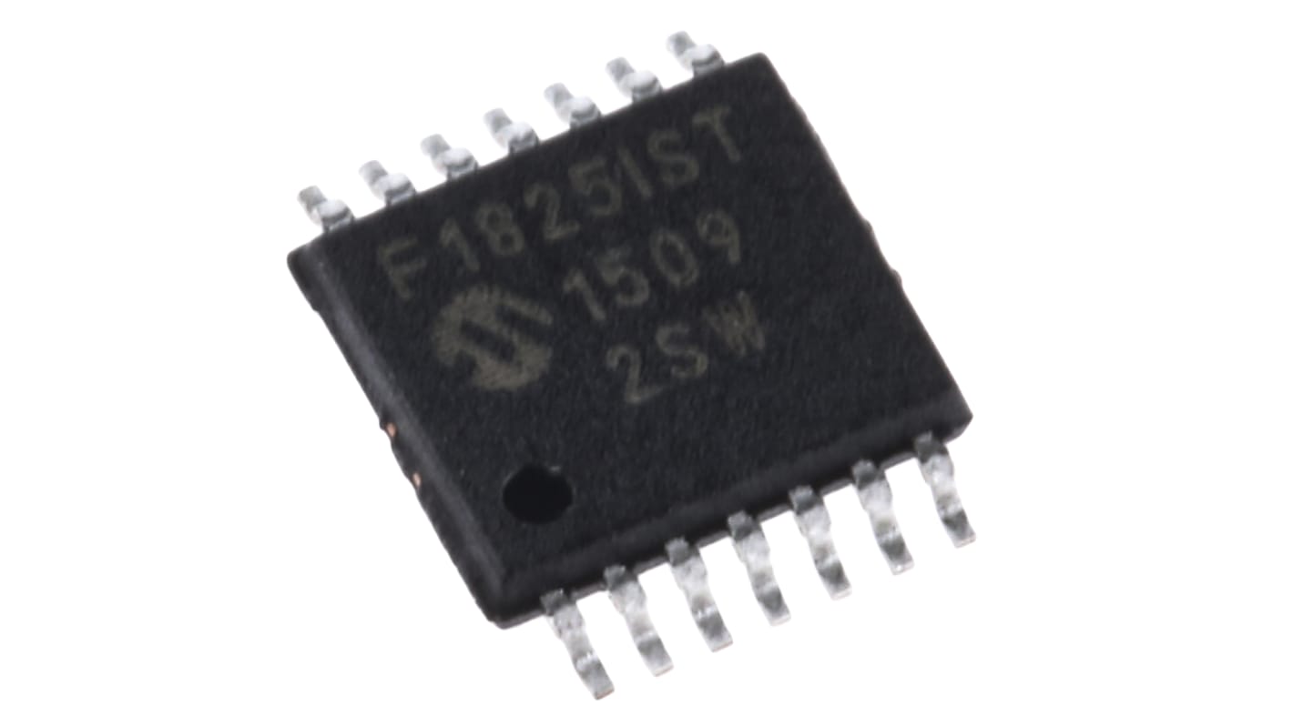 Microchip PIC16F1825-I/ST , 8bit PIC Microcontroller, PIC16F, 32MHz, 14 kB Flash, 14-Pin TSSOP | RS