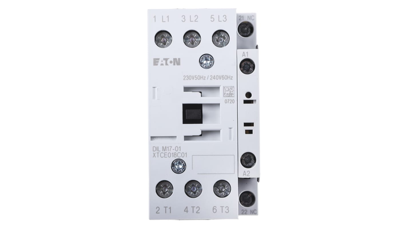 277036 DILM17-01(230V50HZ,240V60HZ) | Eaton xStart Contactor, 230 V ac ...