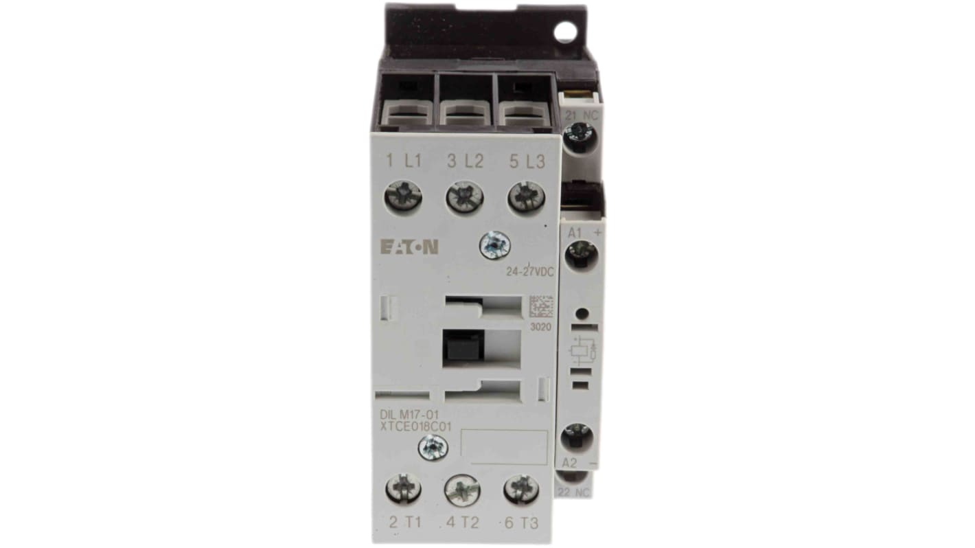 277050 DILM17-01(RDC24) | Eaton xStart Contactor, 24 V dc Coil, 3-Pole ...