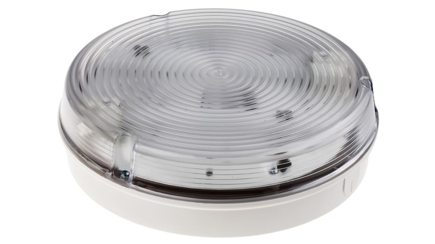 RS PRO Oval Fluorescent Bulkhead Light, 11 W, Lamp Supplied, IP65 | RS