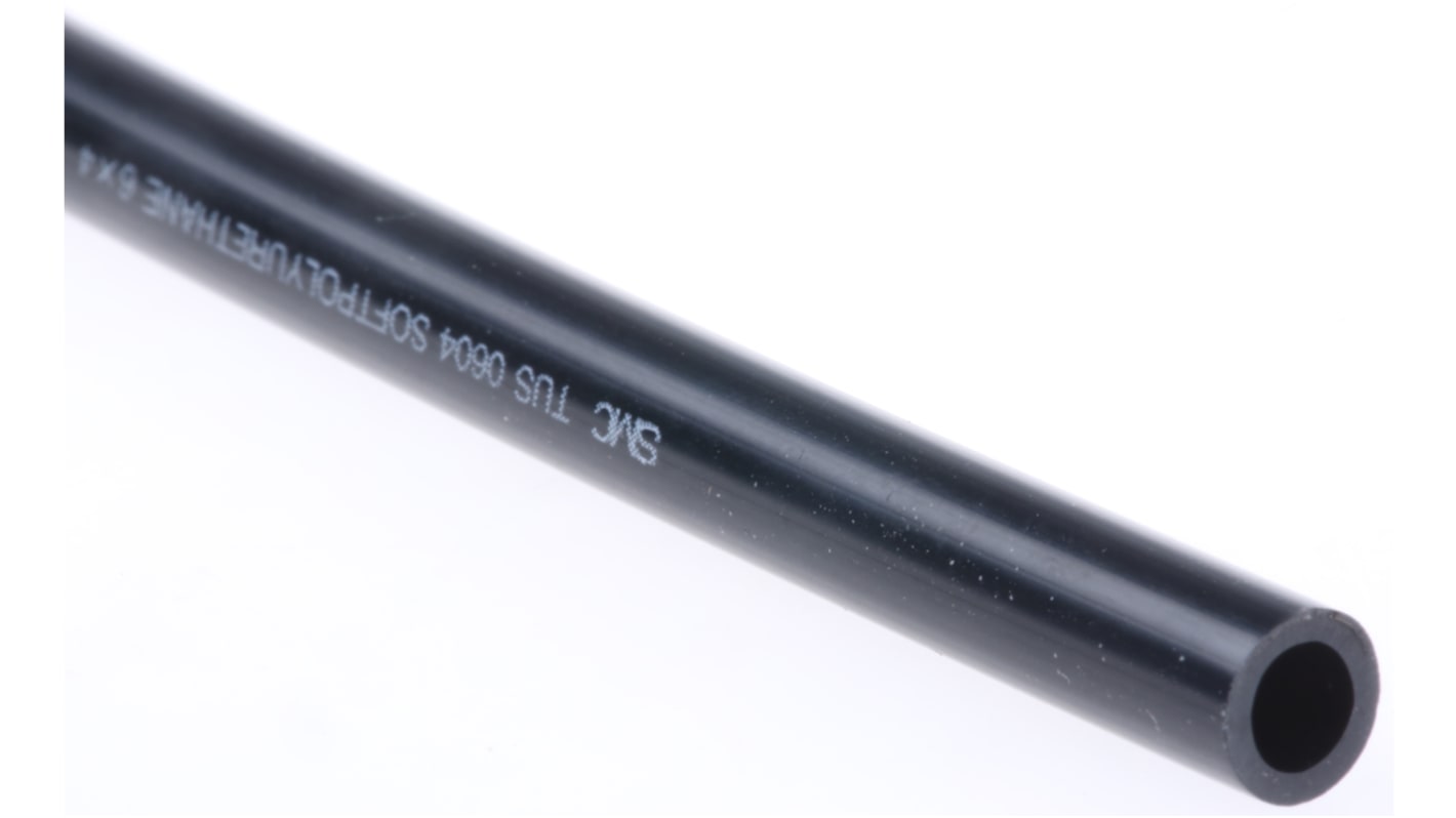 TUS0604B-20 | SMC Compressed Air Pipe Black Polyurethane 6mm x 20m TUS ...
