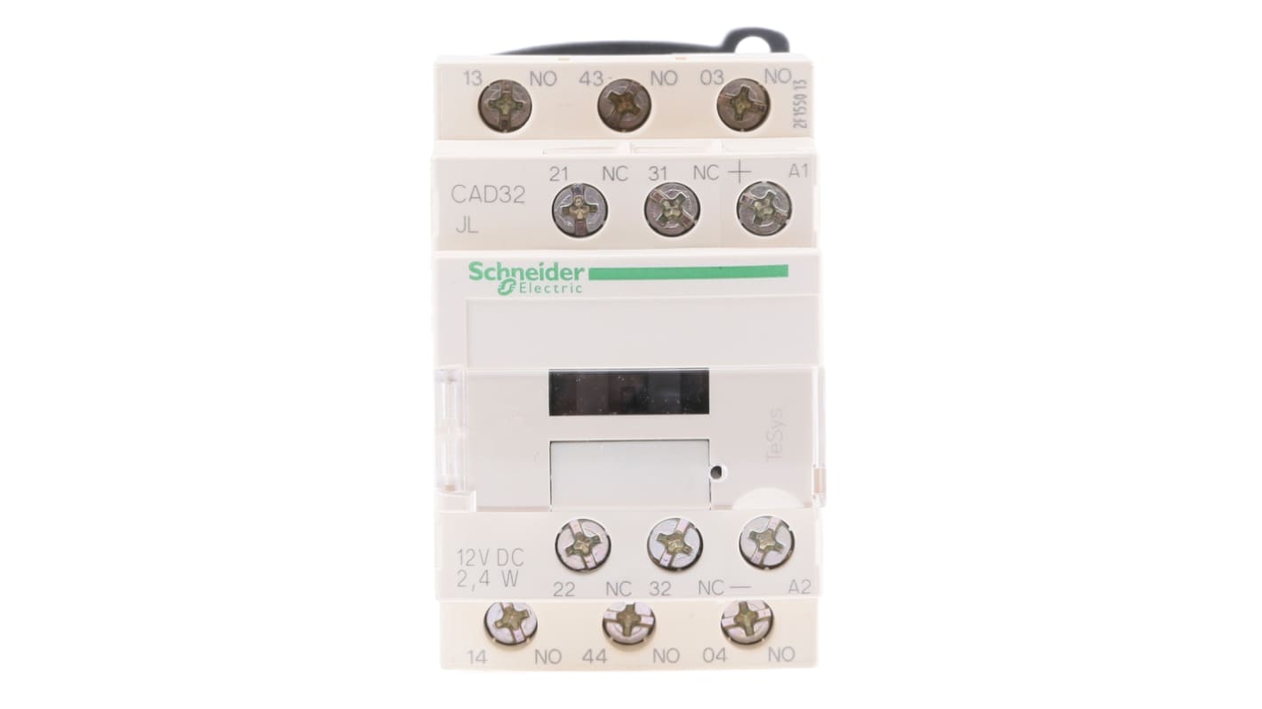 CAD32JL | Schneider Electric TeSys CAD Contactor, 10 A, 2NO + 2NC, 690 ...