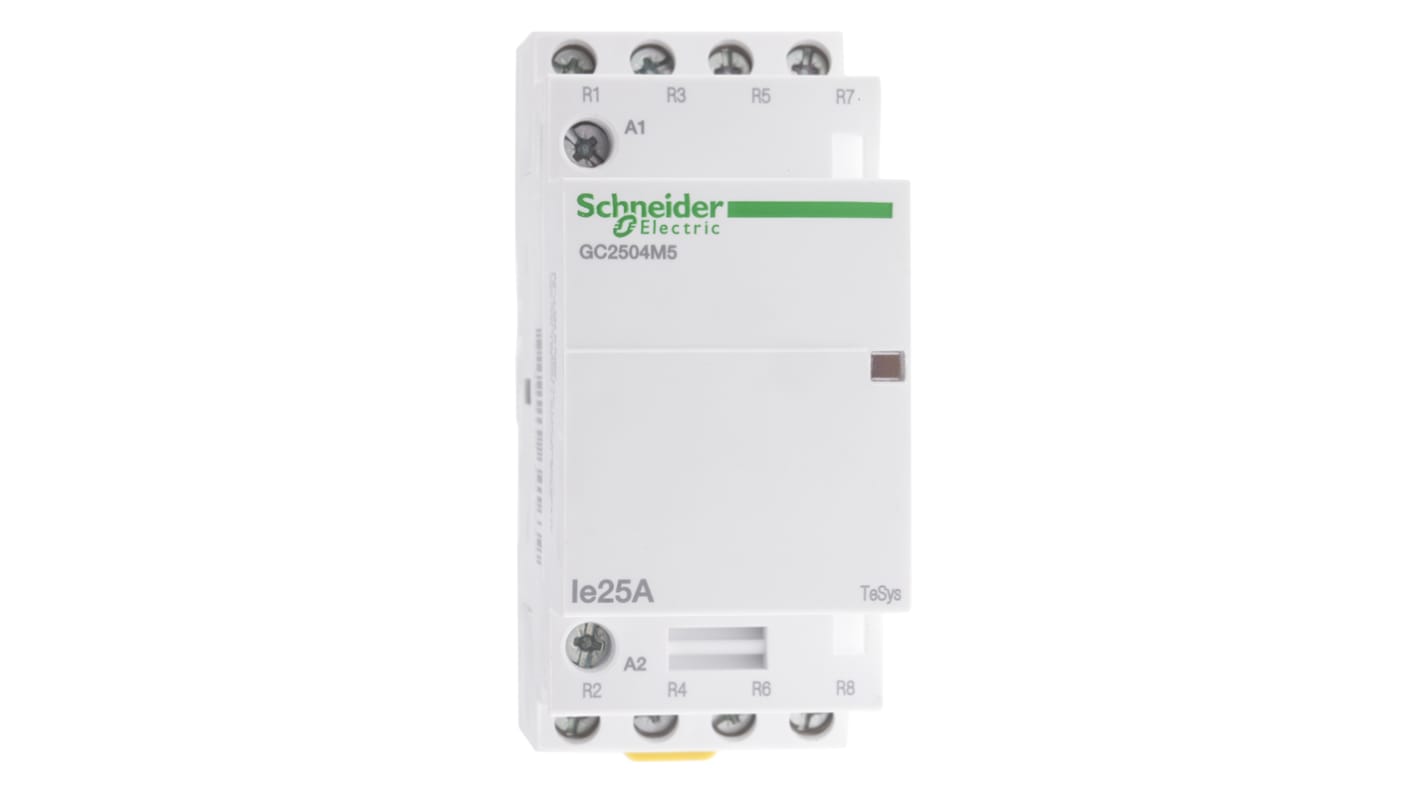 GC2504M5 | Schneider Electric TeSys GC GC25 Contactor, 230 V ac Coil, 4 ...