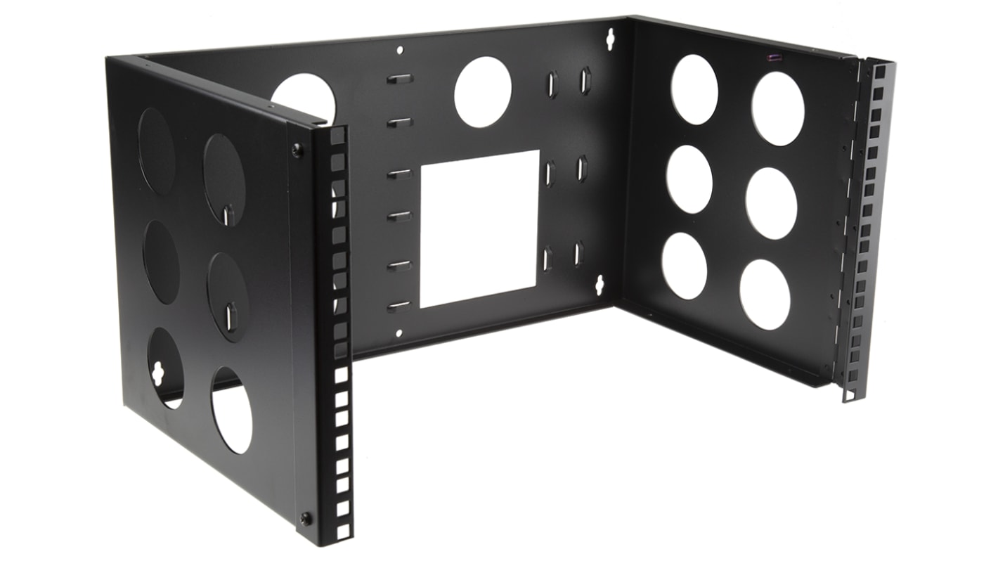 RS PRO Black 6U 19-Inch Wall Cabinet , 267 x 502 x 300mm | RS
