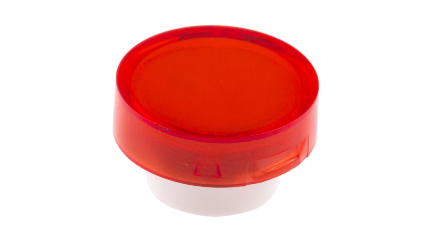 RS PRO Red Round Push Button Lens for Use with ADA16 Series | RS