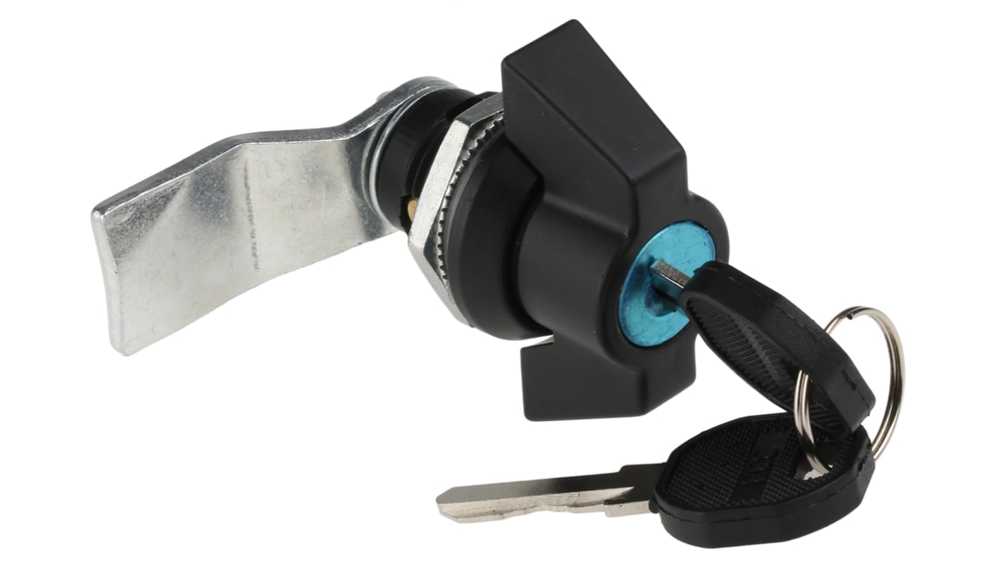 RS PRO Black Metal, Plastic Locking Handle | RS