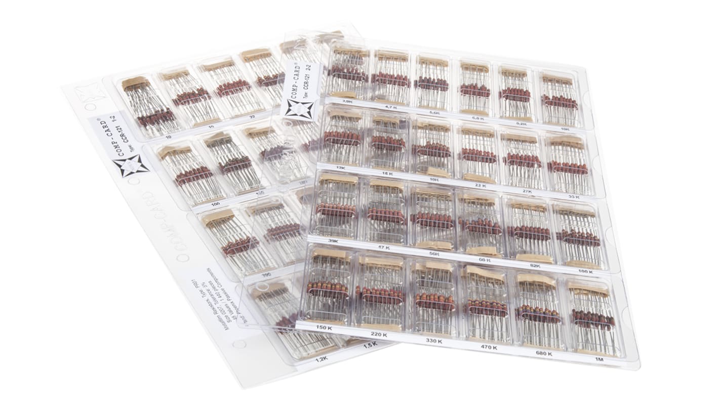 Nova, CCR-121 Metal Film, Through Hole 48 Resistor Kit, with 1440 ...