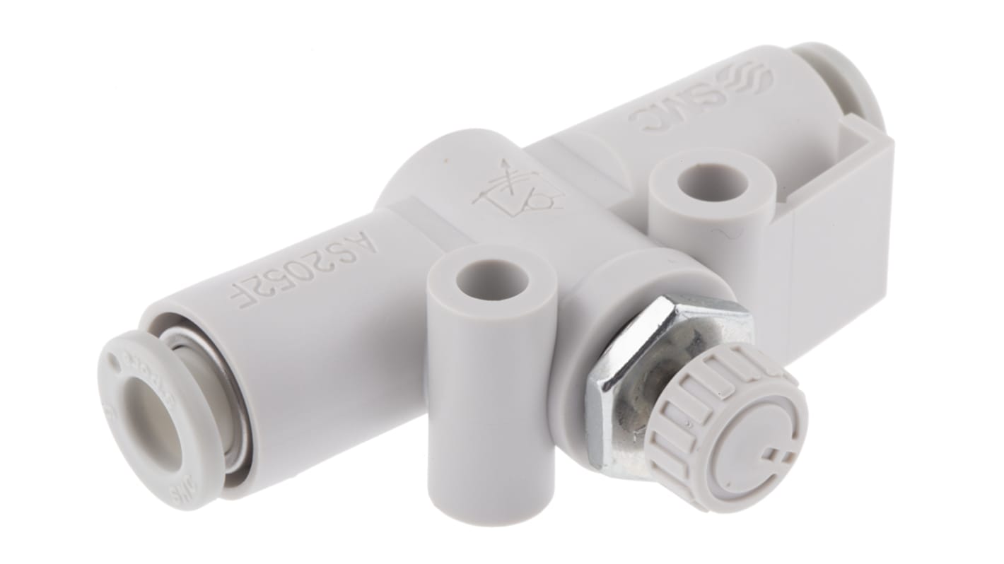 AS2052F-06 | SMC AS Series Tube Flow Controller, 6mm Tube Inlet Port x ...