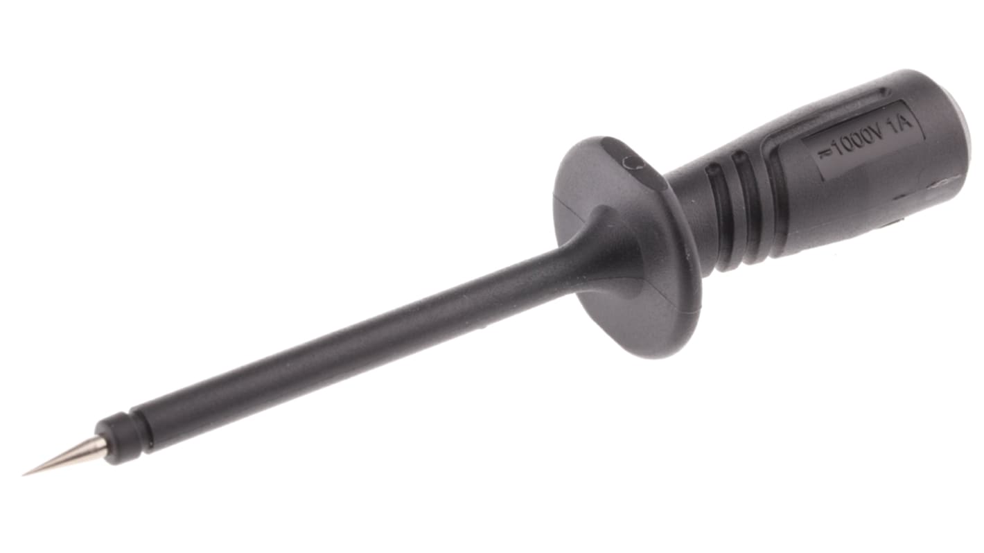 972327100 | Hirschmann Needle Test Probe, 2mm Tip, 4mm Socket, 16A | RS