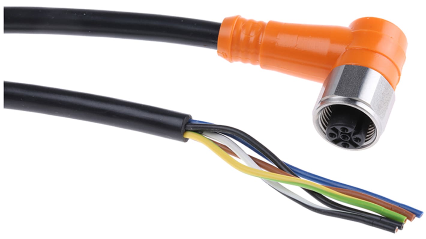 XZCPA1164L5 | Telemecanique Sensors Right Angle Female 5 way M12 to ...