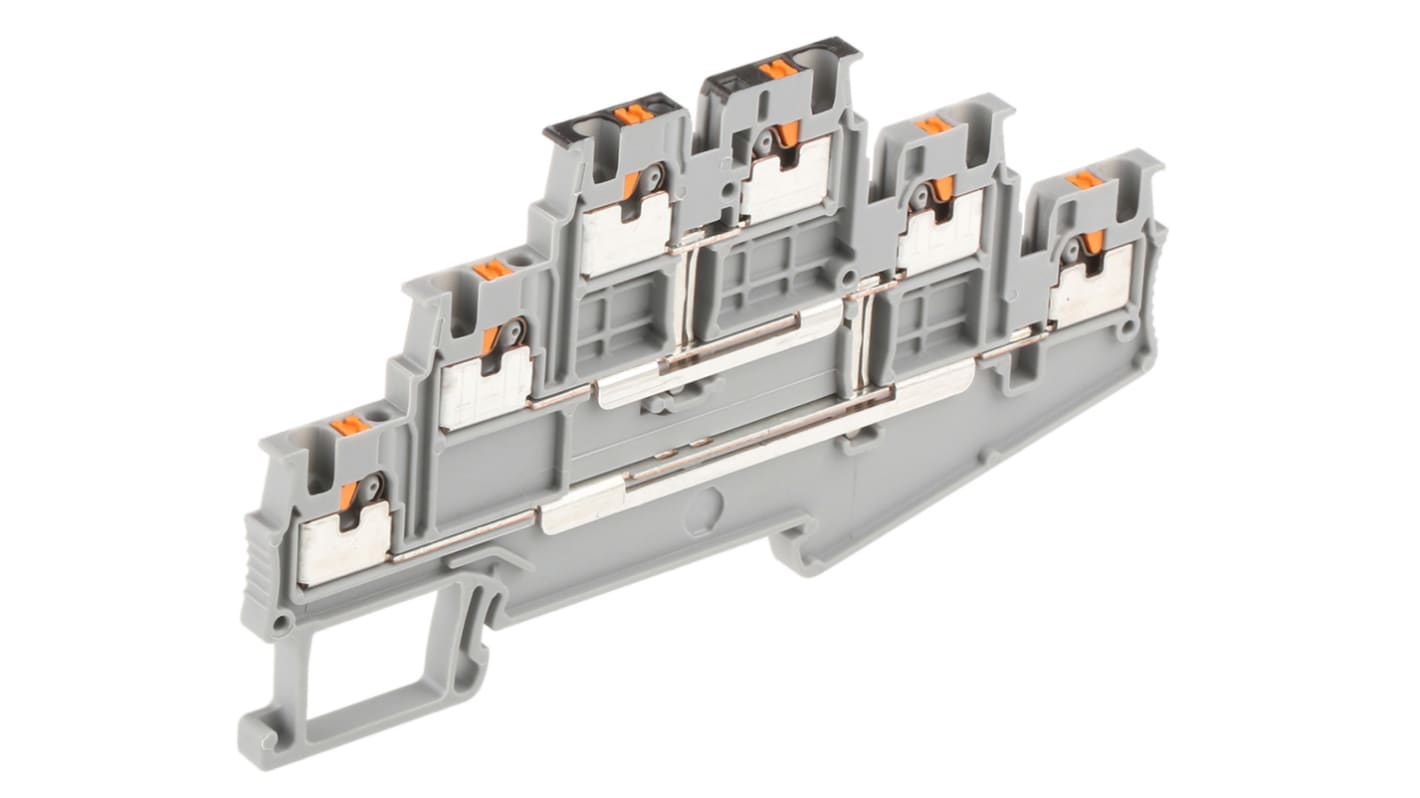3213742 | Phoenix Contact PT 1.5/S-3PV Series Grey Multi Level Terminal ...