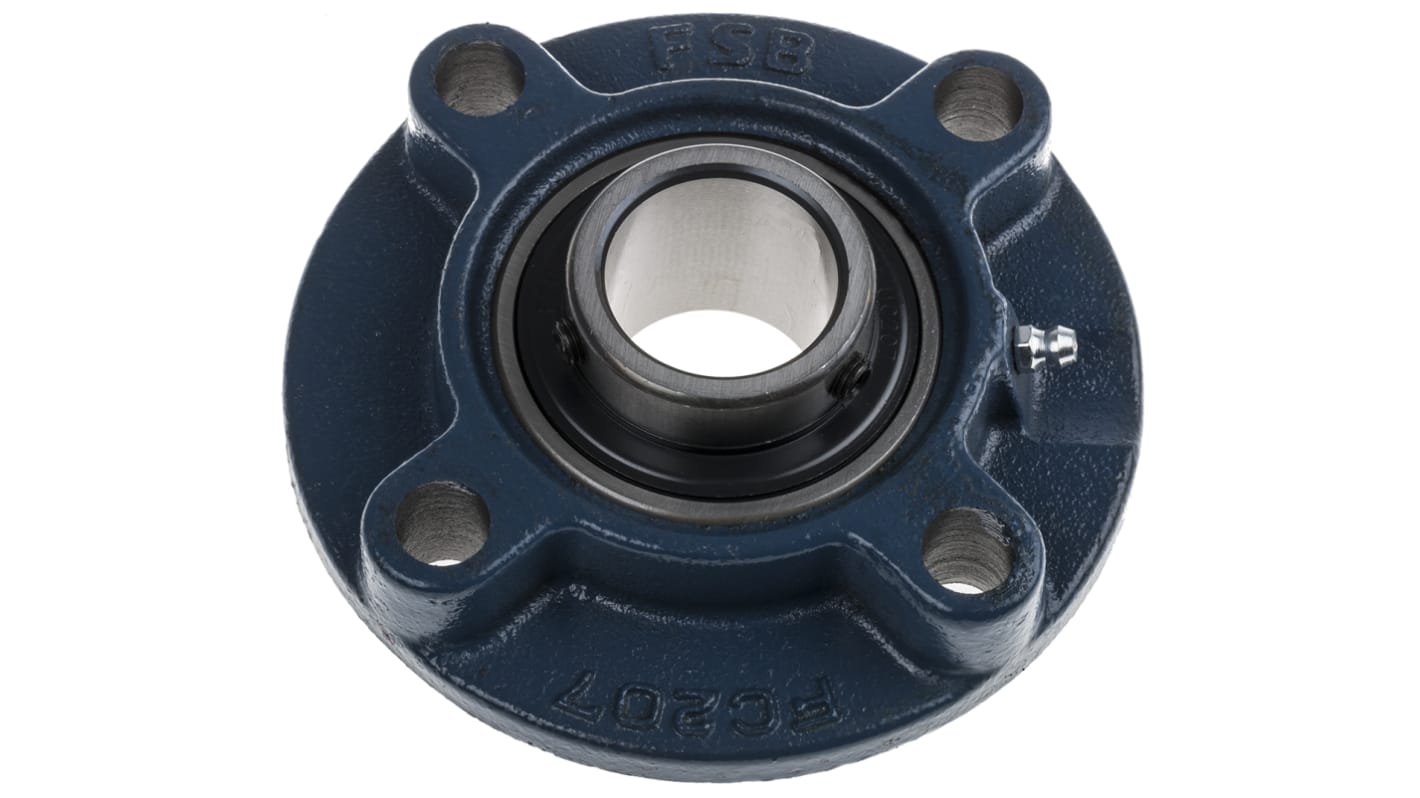 UCFC207 | 4 Hole Flange Bearing Unit 35mm ID | RS