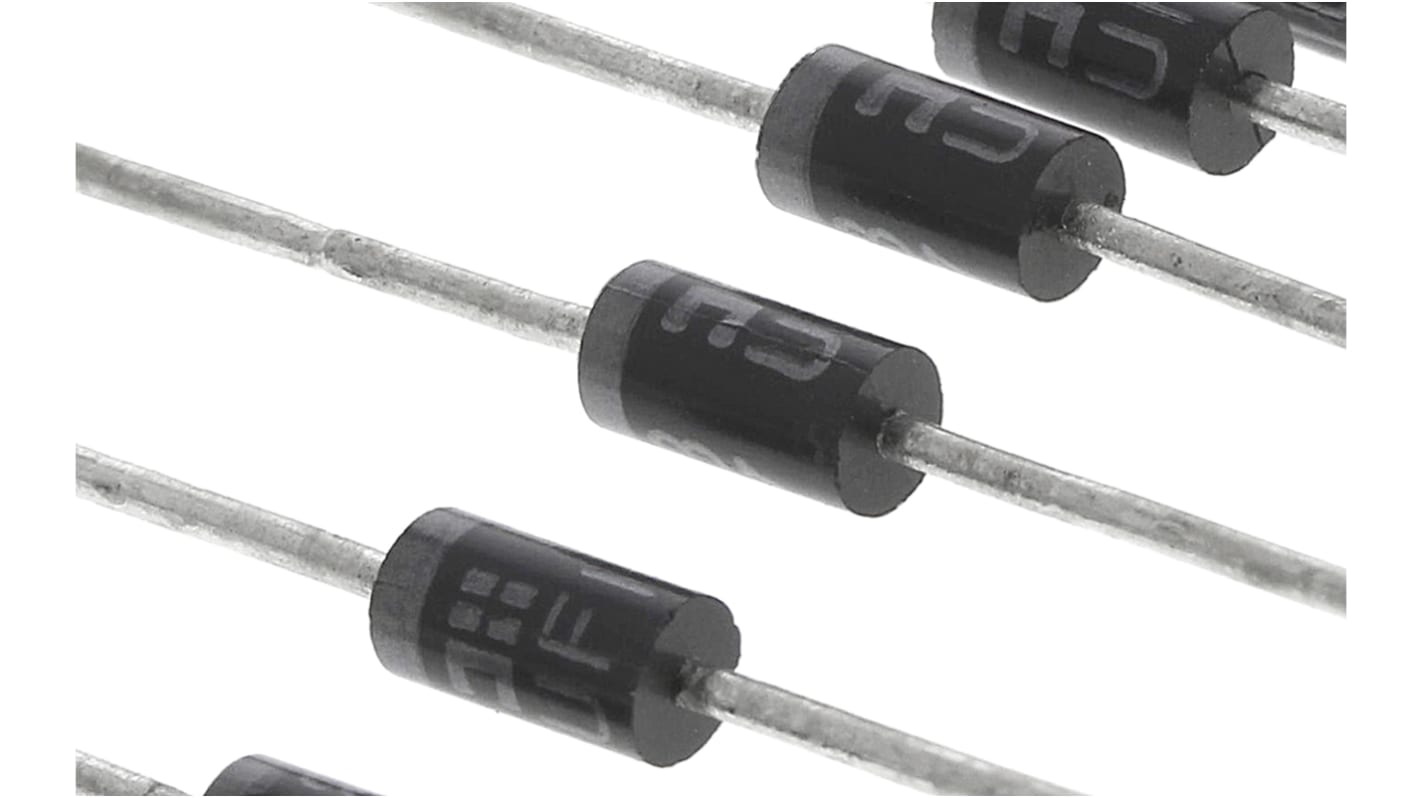 Diodes Inc Switching Diode, 1A 1000V, 2-Pin DO-41 UF1007-T | RS
