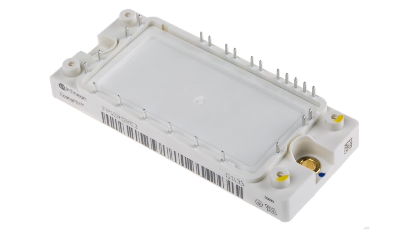 Infineon FP40R12KE3BOSA1 3 Phase Bridge IGBT Module, 55 A 1200 V, 24 ...