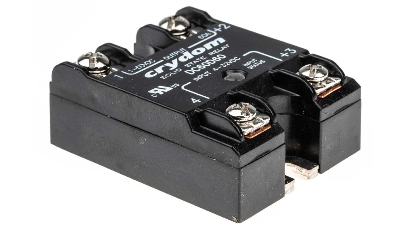 DC60D60 | Sensata Crydom DC Series Solid State Relay, 60 A Load ...
