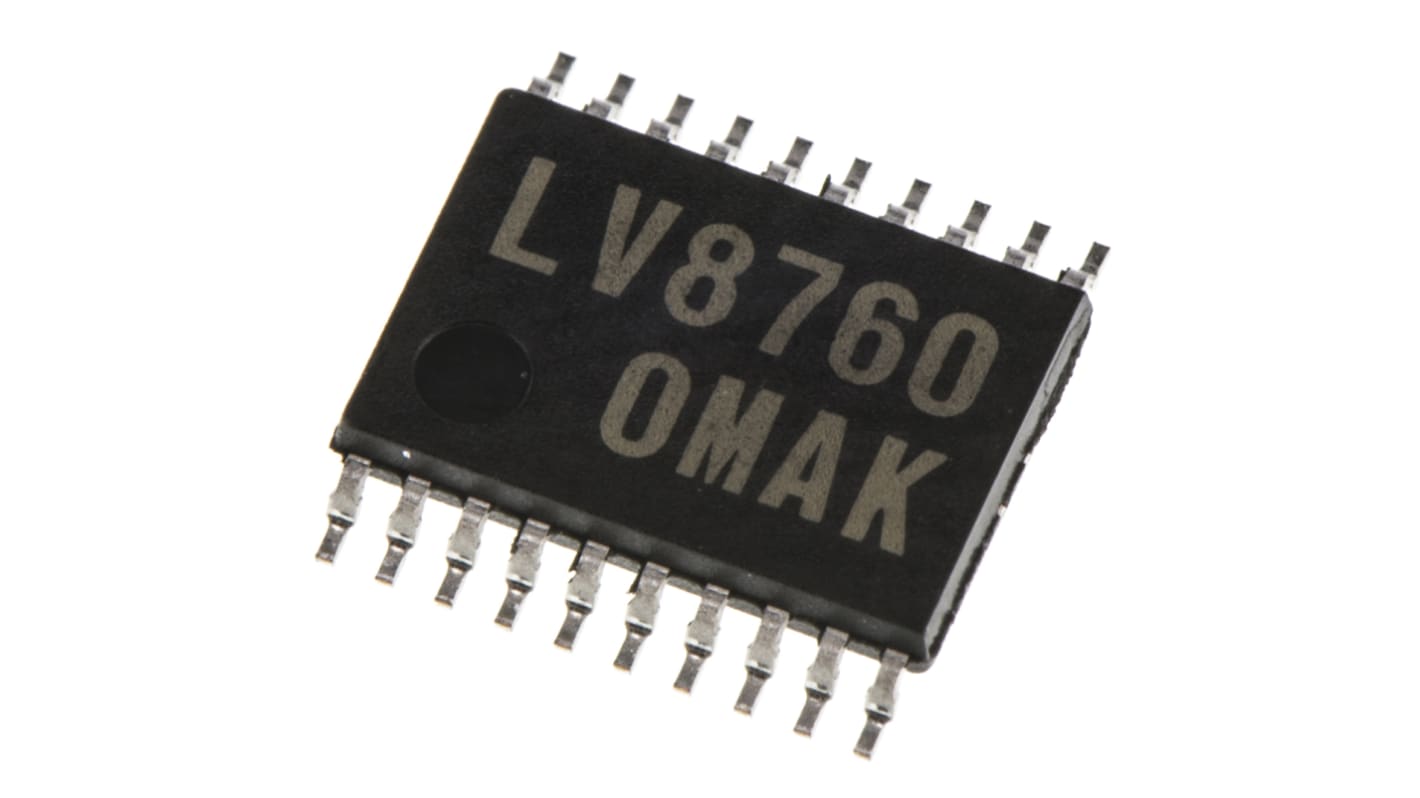 LV8760T-TLM-E | onsemi LV8760T Motor Driver IC 20-Pin, TSSOP | RS