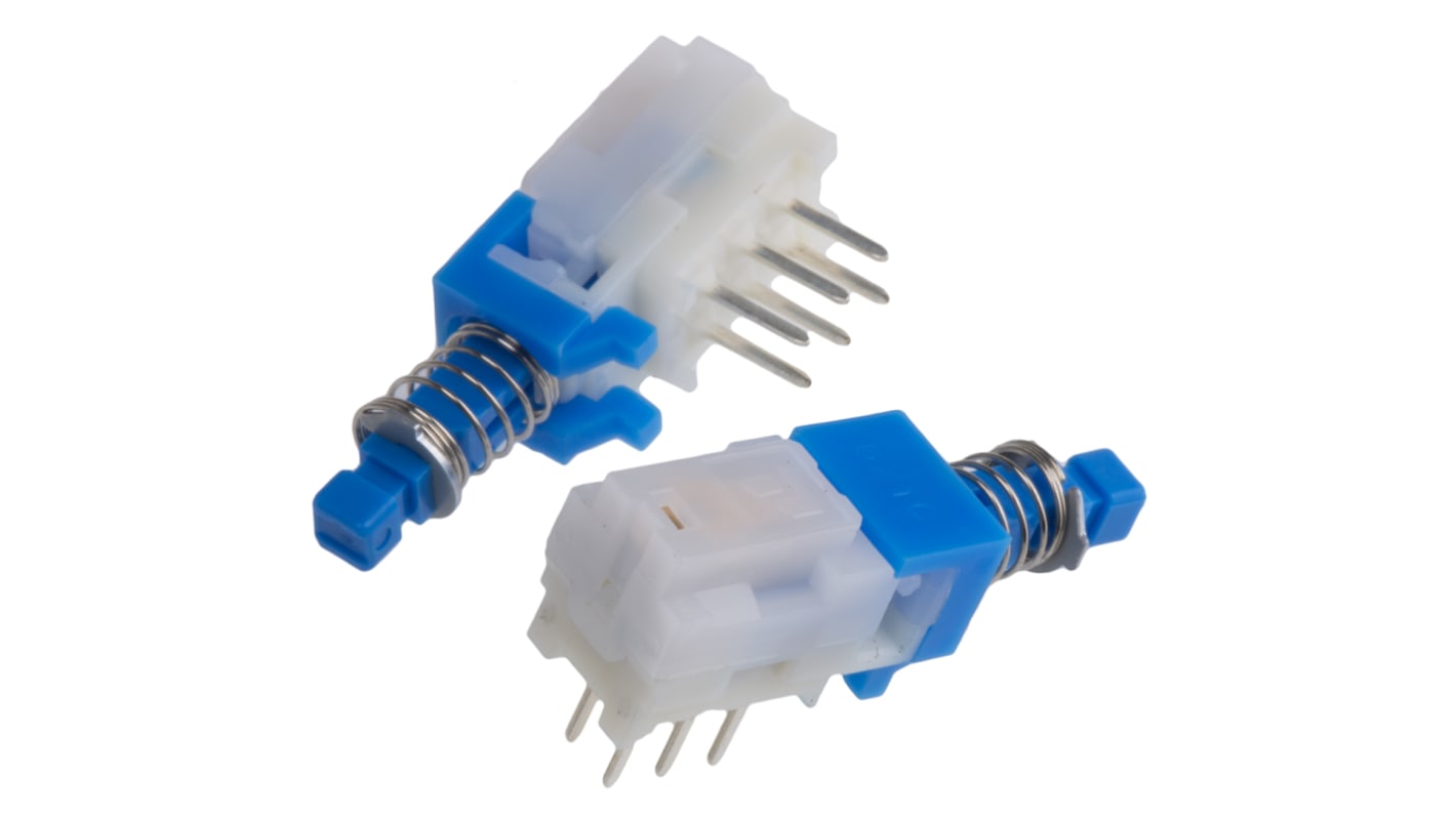 SPUJ190900 | Alps Alpine Push Button Switch, Latching, PCB, DPDT, 30V ...