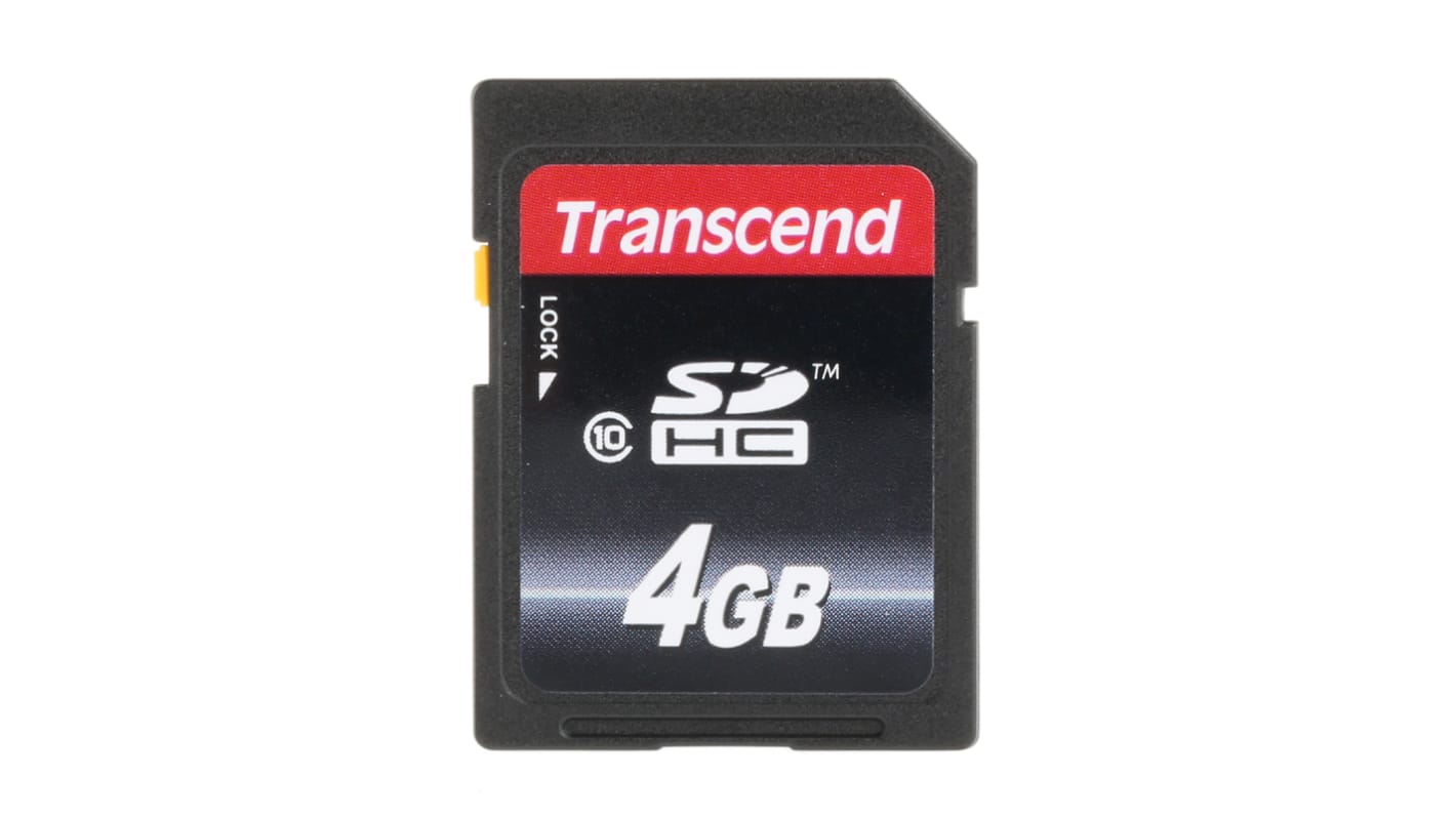 TS4GSDHC10 | Transcend 4 GB SDHC SD Card, Class 10 | RS