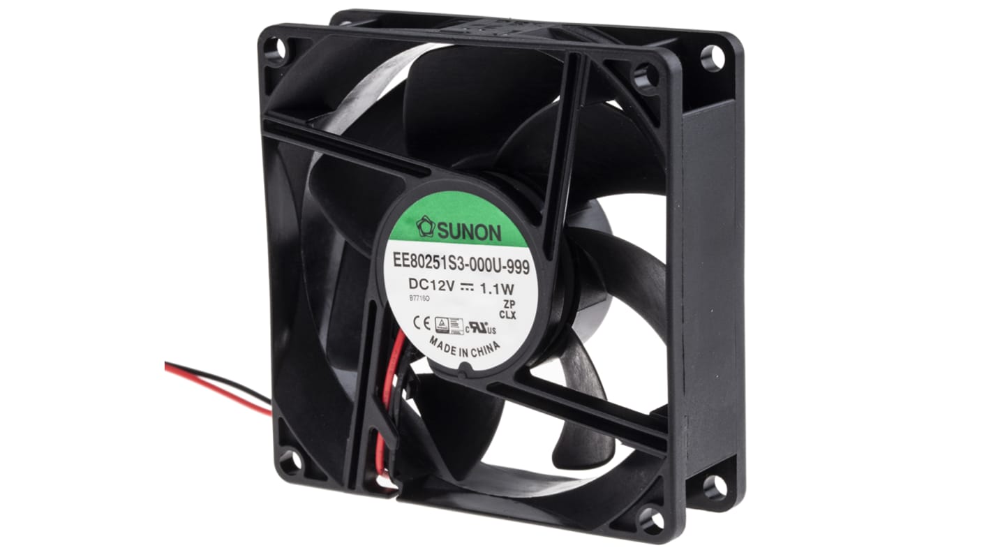 EE80251S3-000U-999 | Sunon EE Series Axial Fan, 12 V dc, DC Operation ...