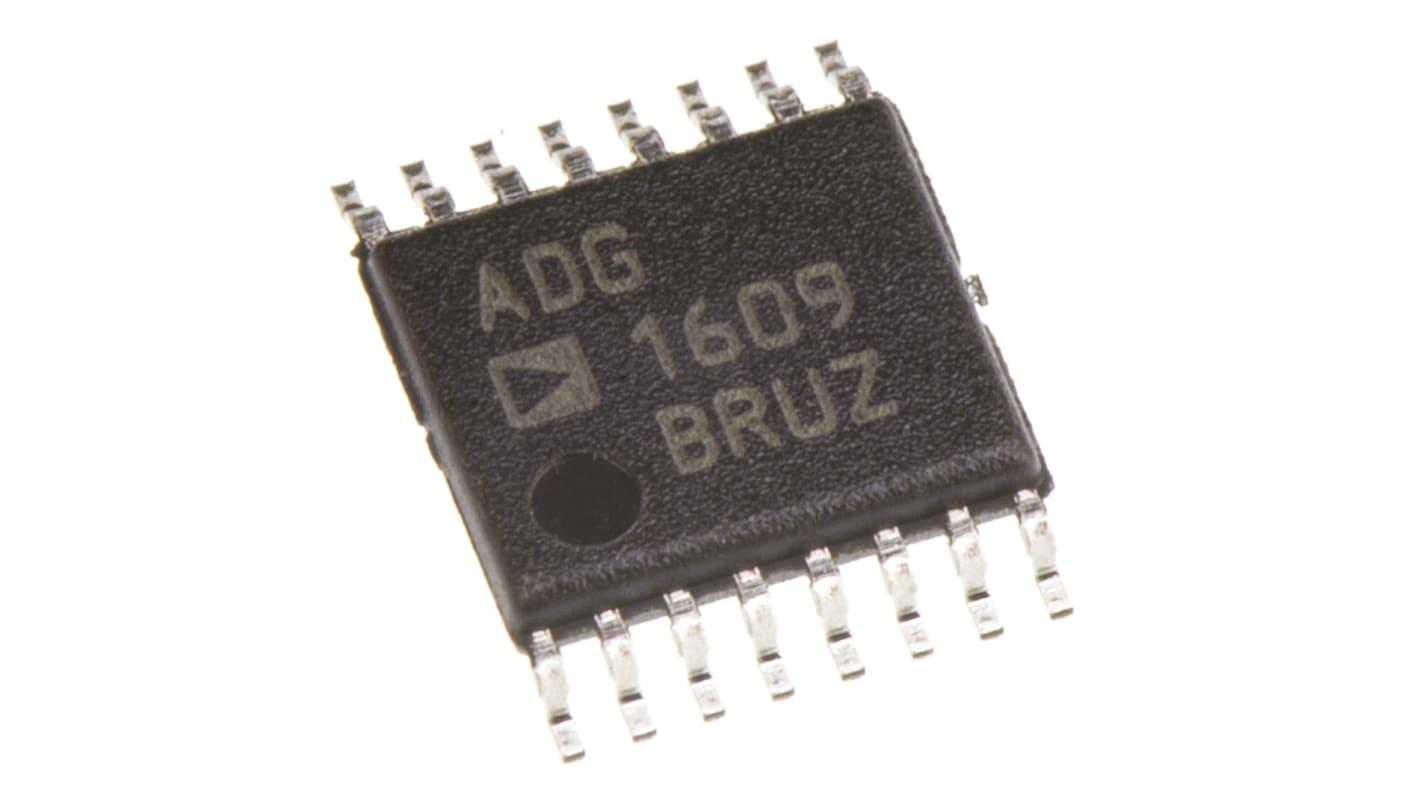 ADG1609BRUZ Analog Devices, Multiplexer Dual 4 x 2, 12 V, 16-Pin TSSOP | RS