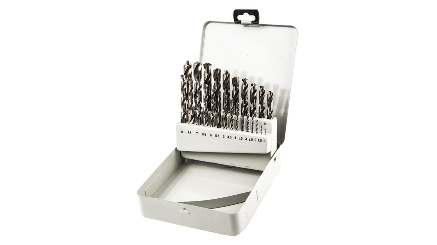 2607018727 | Bosch 25-Piece Twist Drill Bit Set for Metal, 13mm Max ...