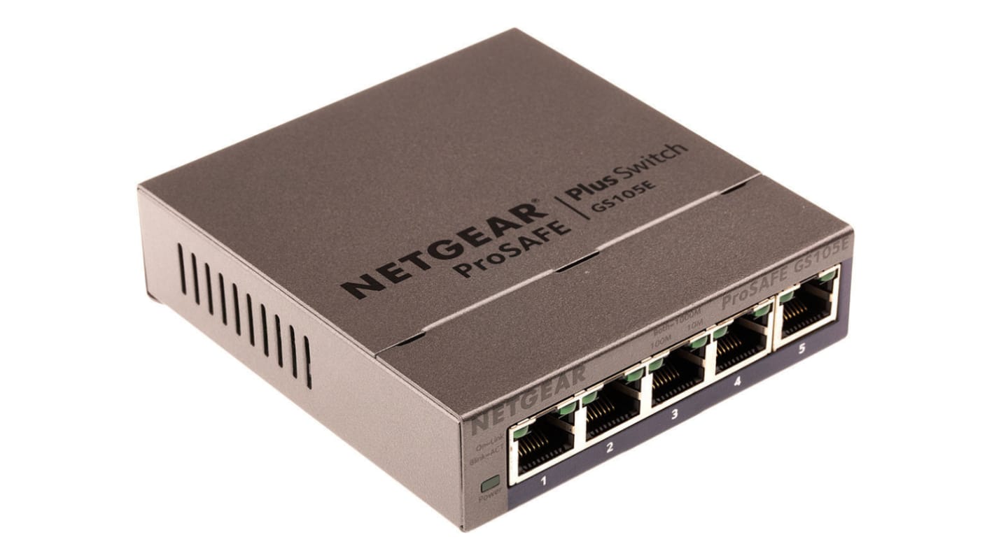 GS105E-100UKS | Netgear 5 Port Network Switch | RS