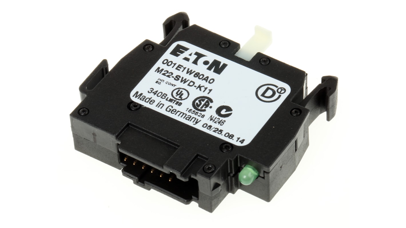 115964 M22-SWD-K11 | Eaton RMQ Titan M22 Series Contact Block, 1CO | RS