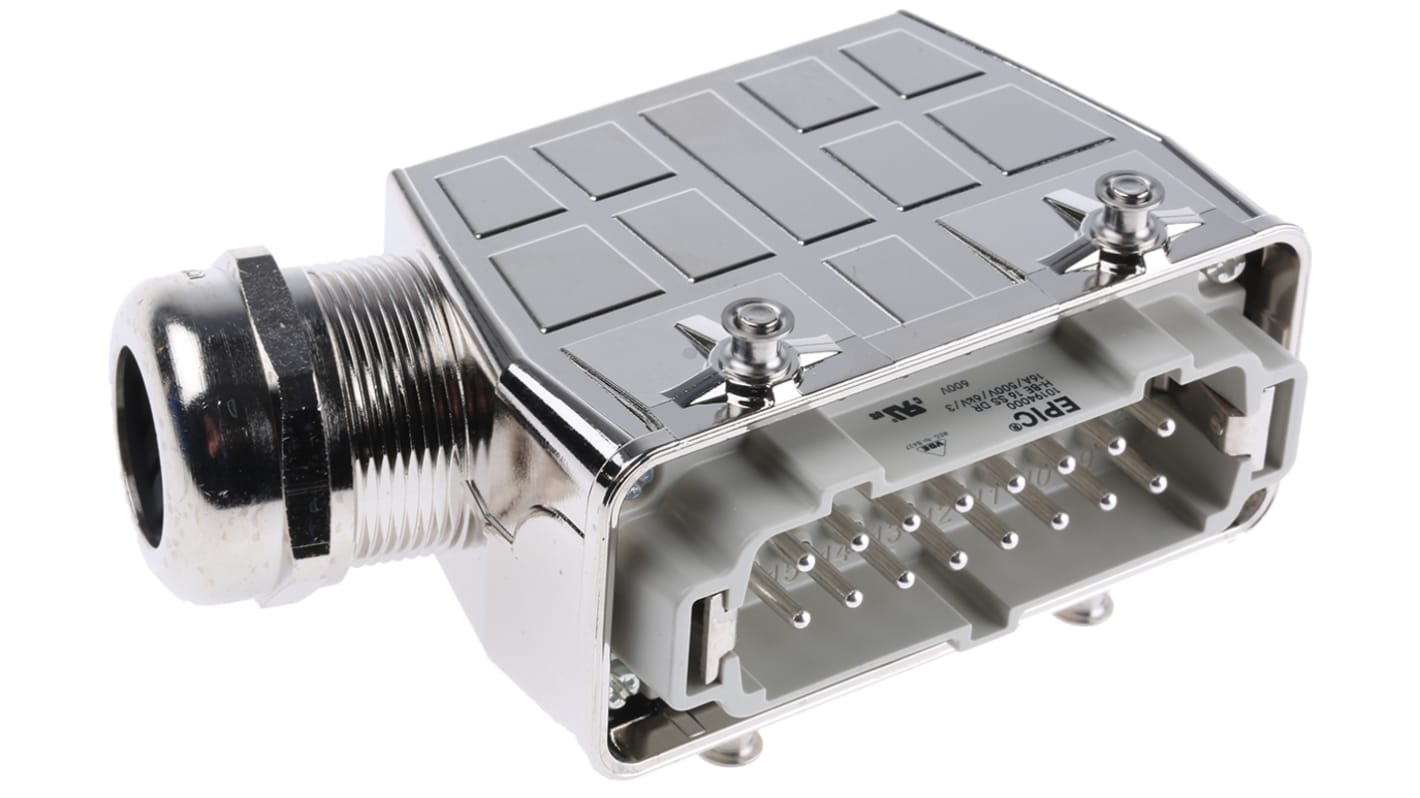70250216 + 10194000 | EPIC Connector Set, 16 Way, 16A, Male, H-BE, 600 V | RS