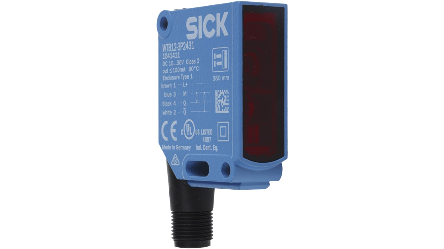 WTB12-3P2431 | Sick Background Suppression Photoelectric Sensor, Block ...