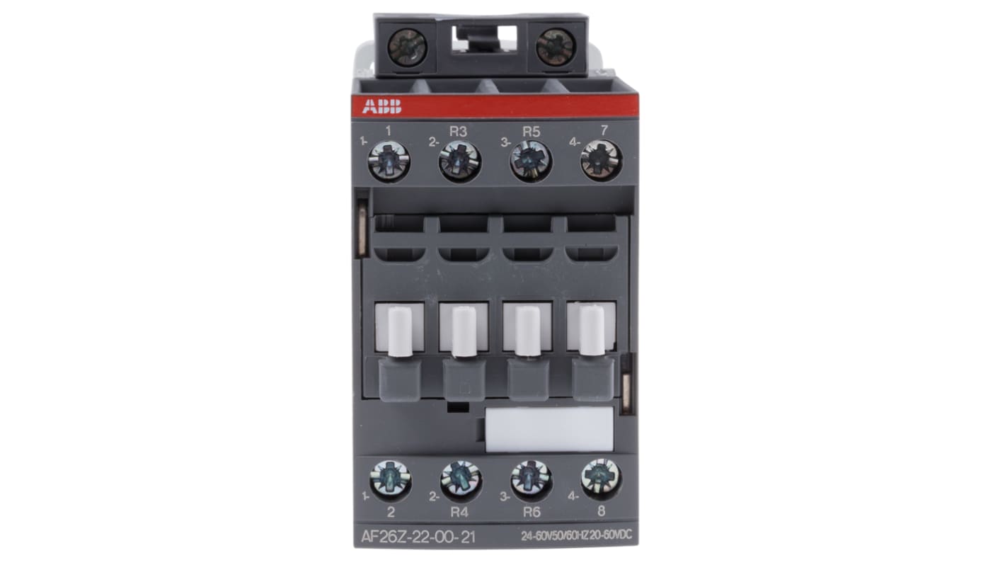 1SBL236501R2100 AF26Z-22-00-21 | ABB AF26Z-22-00-21 AF Contactor, 24 V ac/dc Coil, 4-Pole, 45 A ...