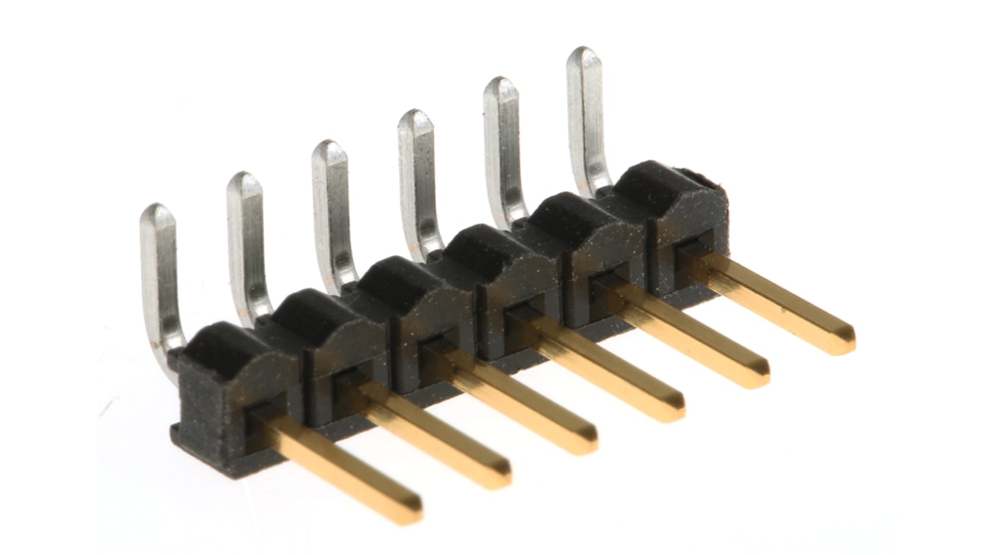 TSW-106-08-L-S-RA | Samtec TSW Series Right Angle Through Hole Pin ...