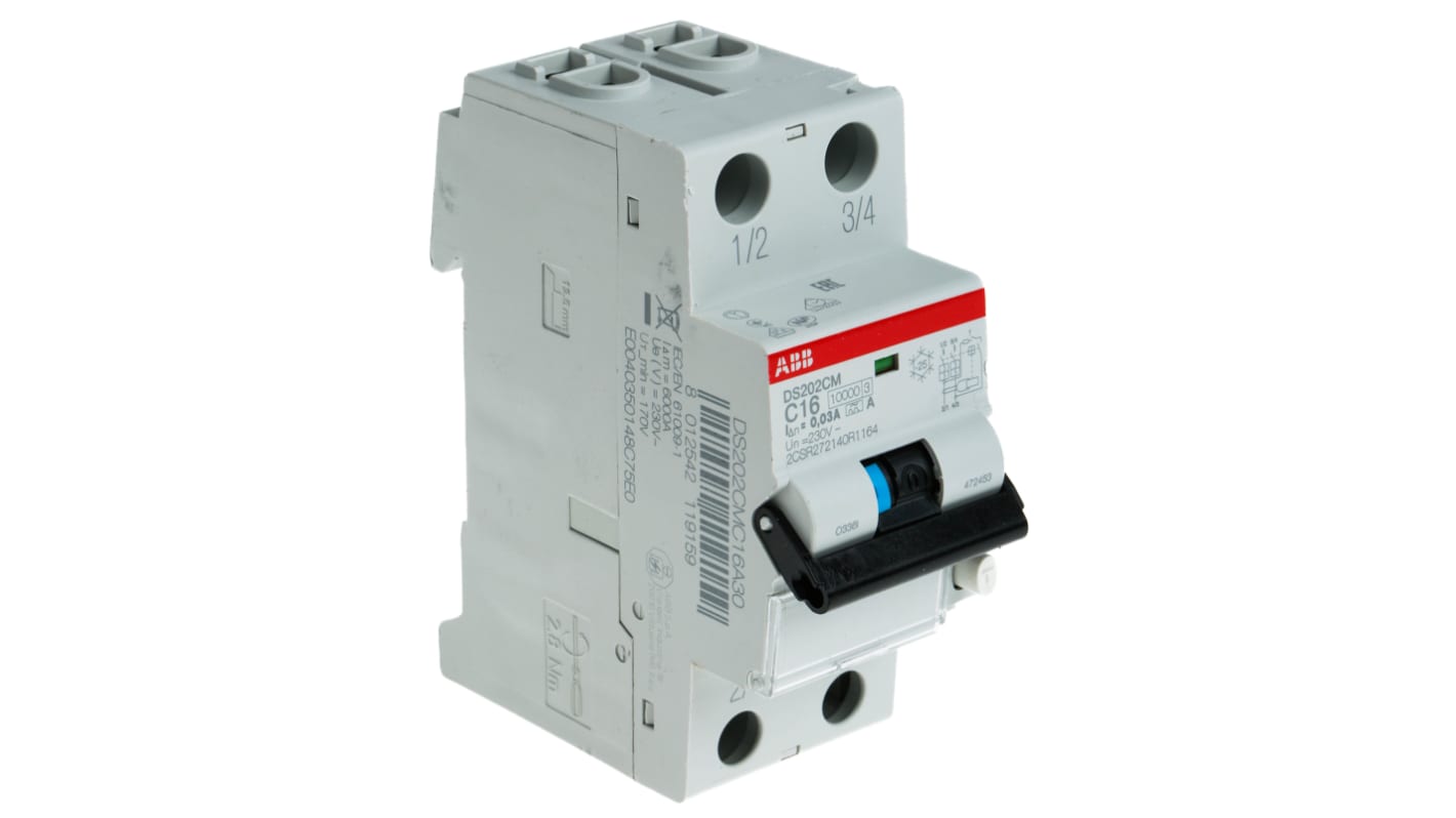 2CSR272140R1164 DS202C M C16 A30 | ABB RCBO System Pro M Compact DS202C ...