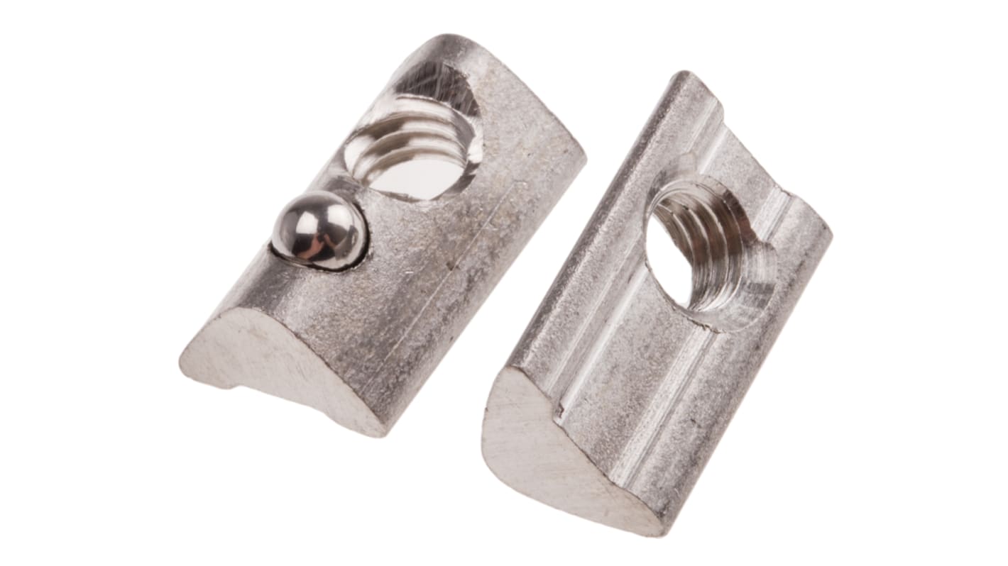 RS PRO M6 T-Slot Nut Connecting Component, Strut Profile 30 mm, Groove ...