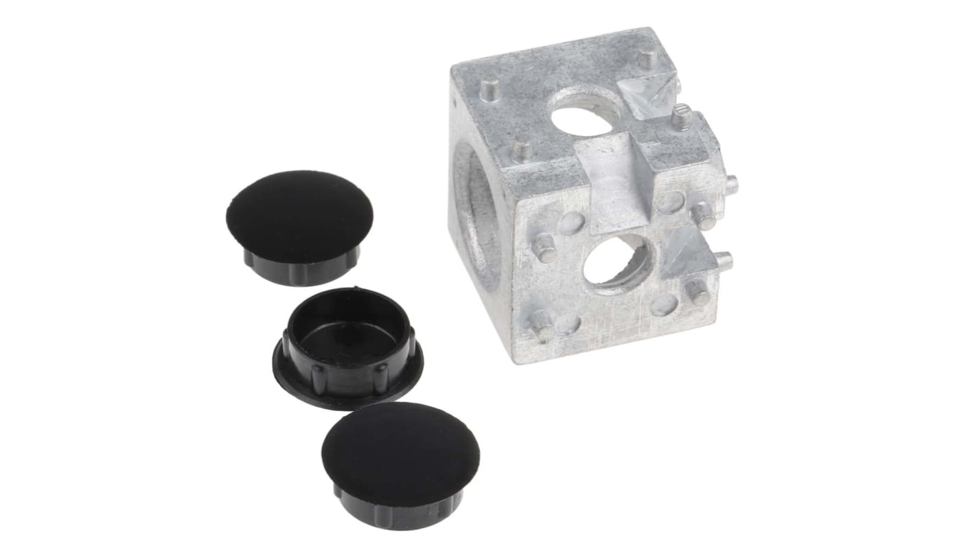 RS PRO Cube Connector Connecting Component, Strut Profile 30 mm, Groove ...