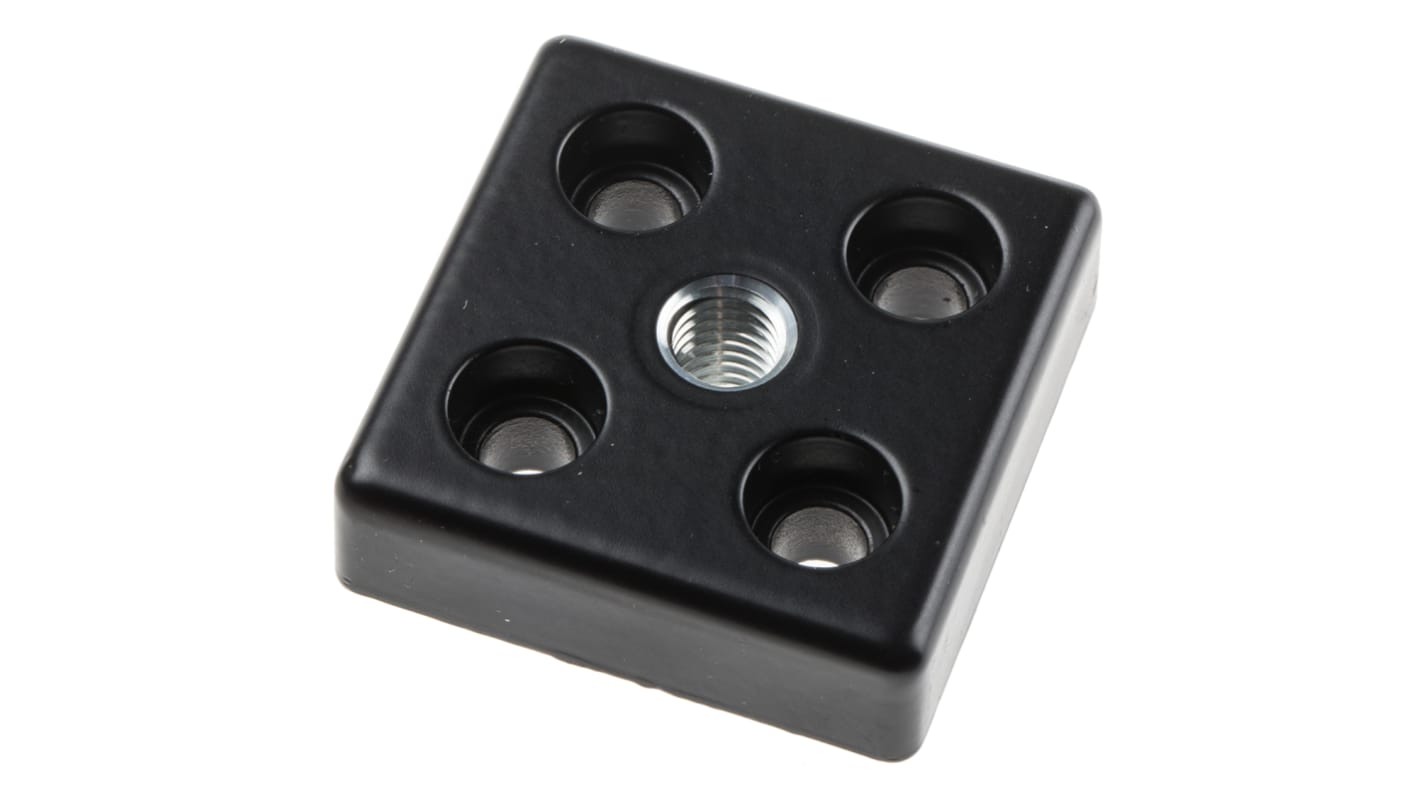 RS PRO M5, M8 Thread Base Plate, 5mm Groove | RS