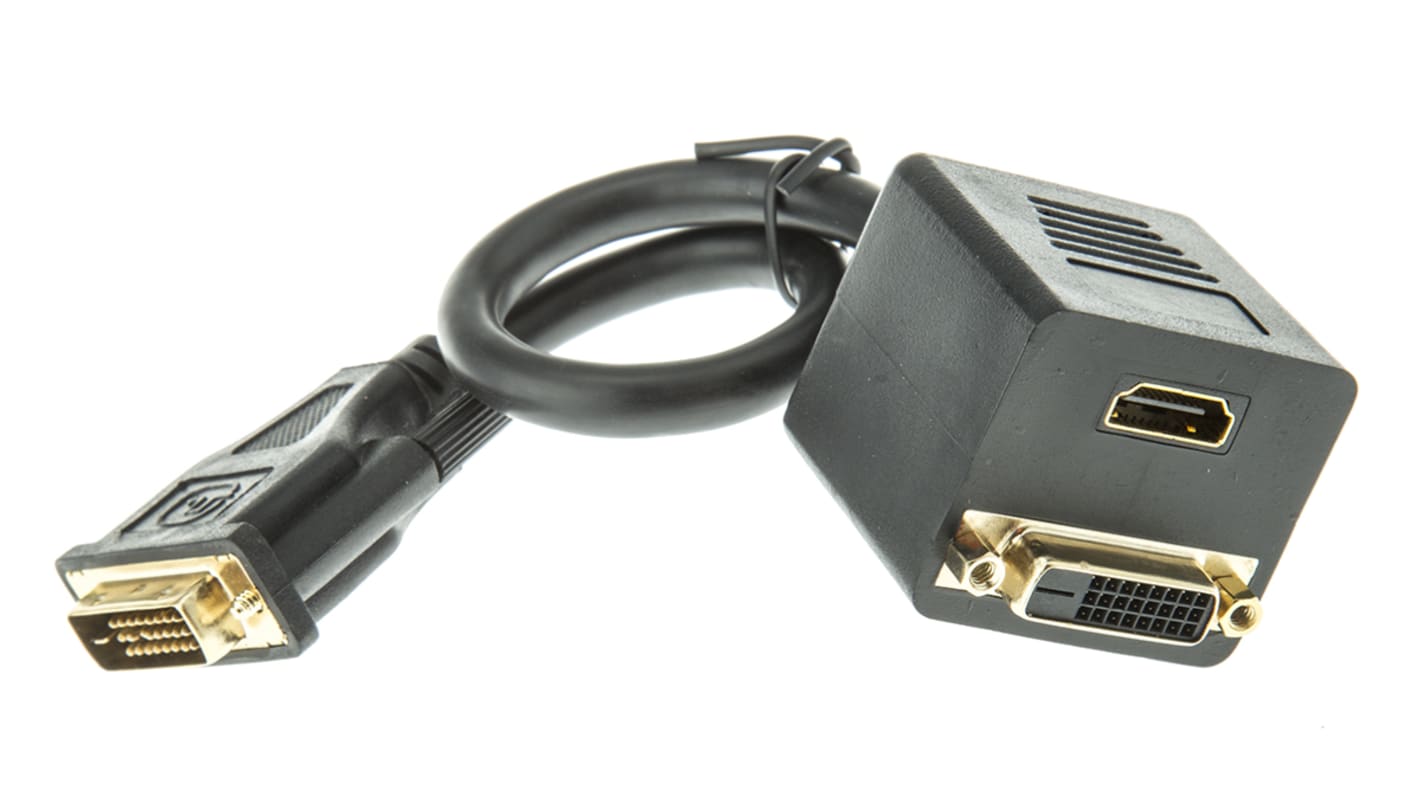 RS PRO AV Adapter, Male DVI-D to Female DVI-D, HDMI | RS