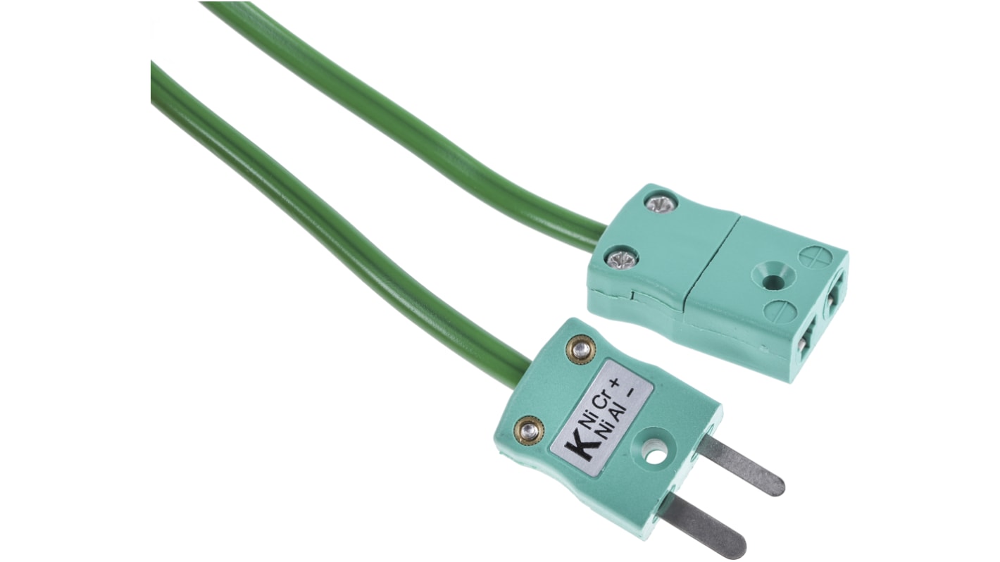 RS PRO Type K Extension Cable, 10m, PVC Insulation, +220°C Max, 7/0.2mm ...