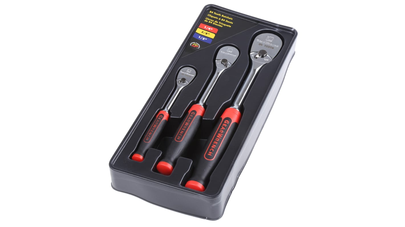 81207 | GearWrench 1/4; 3/8; 1/2 in Ratchet Bit Set | RS