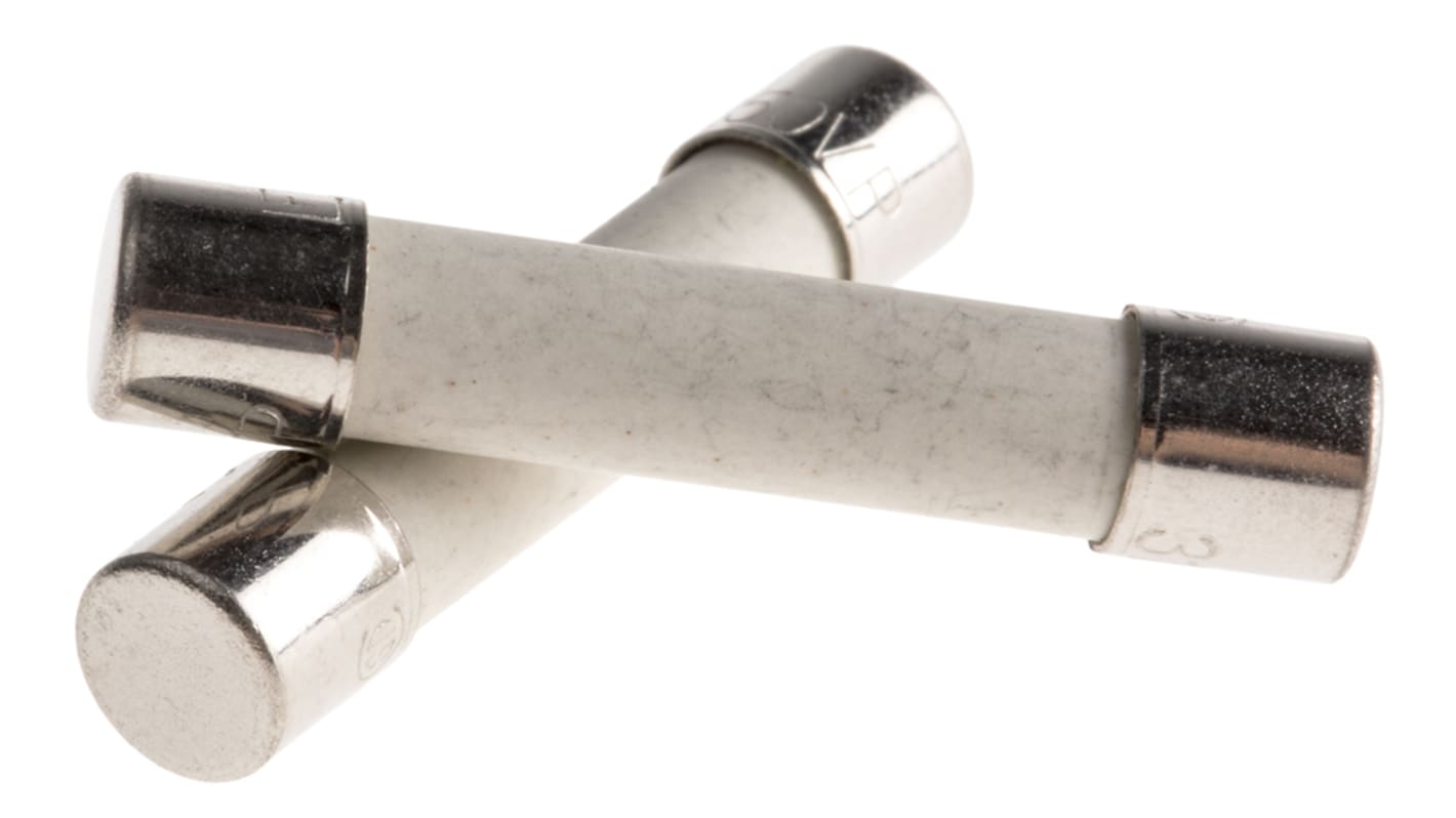 0314015.HXP | Littelfuse 15A F Ceramic Cartridge Fuse, 6.3 x 32mm | RS