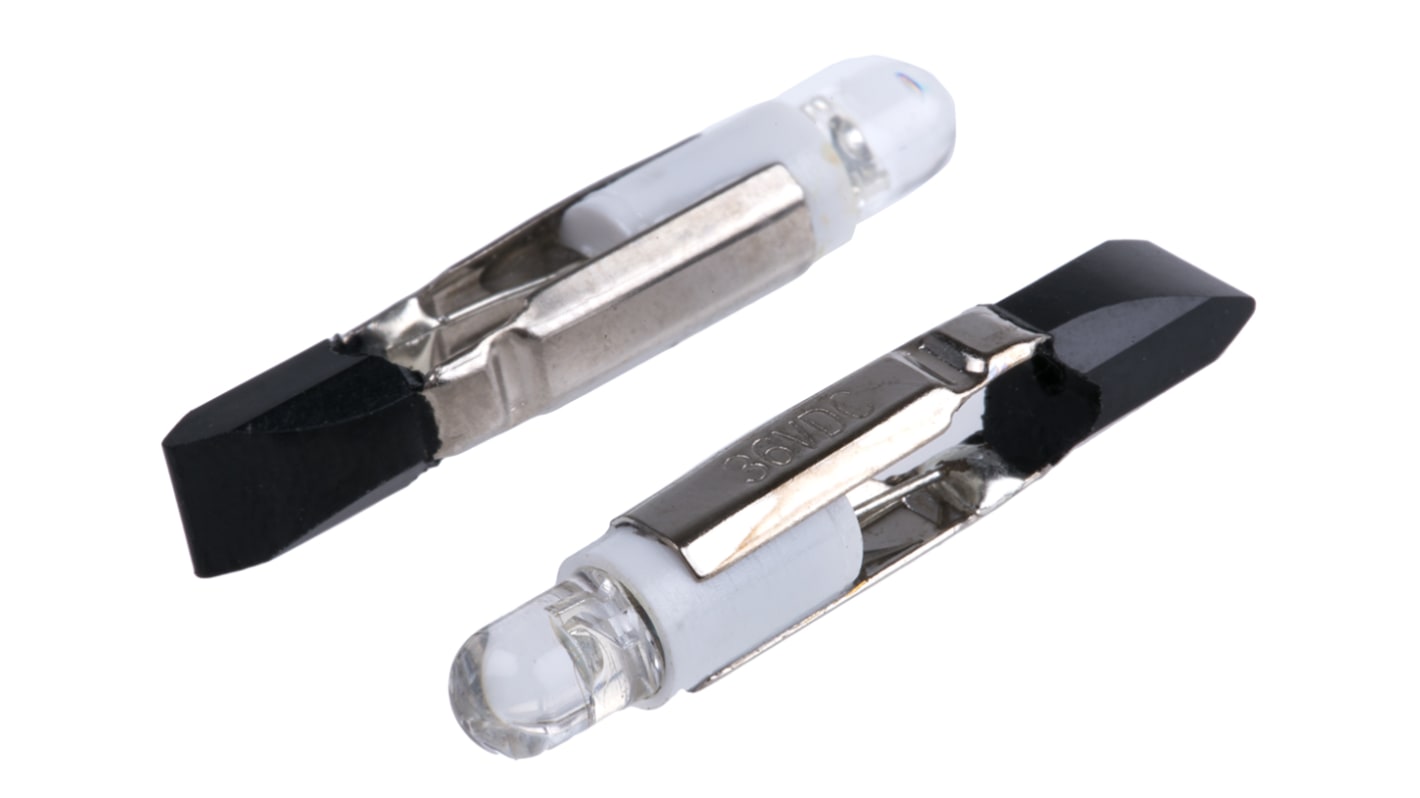 Z-T55-NW | JKL Components White LED Indicator Lamp, 36V dc, Telephone ...