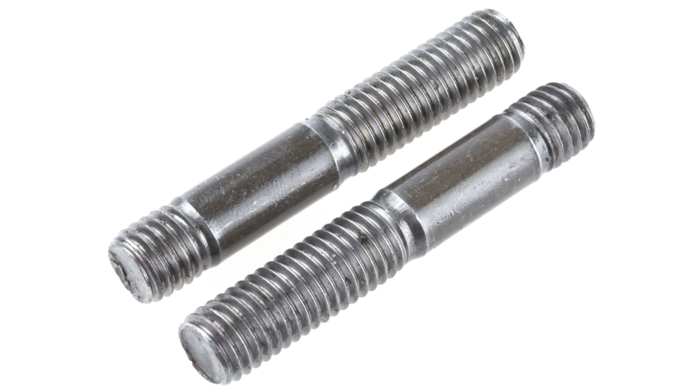 RS PRO Plain Steel Threaded Rod, M10, 50mm | RS