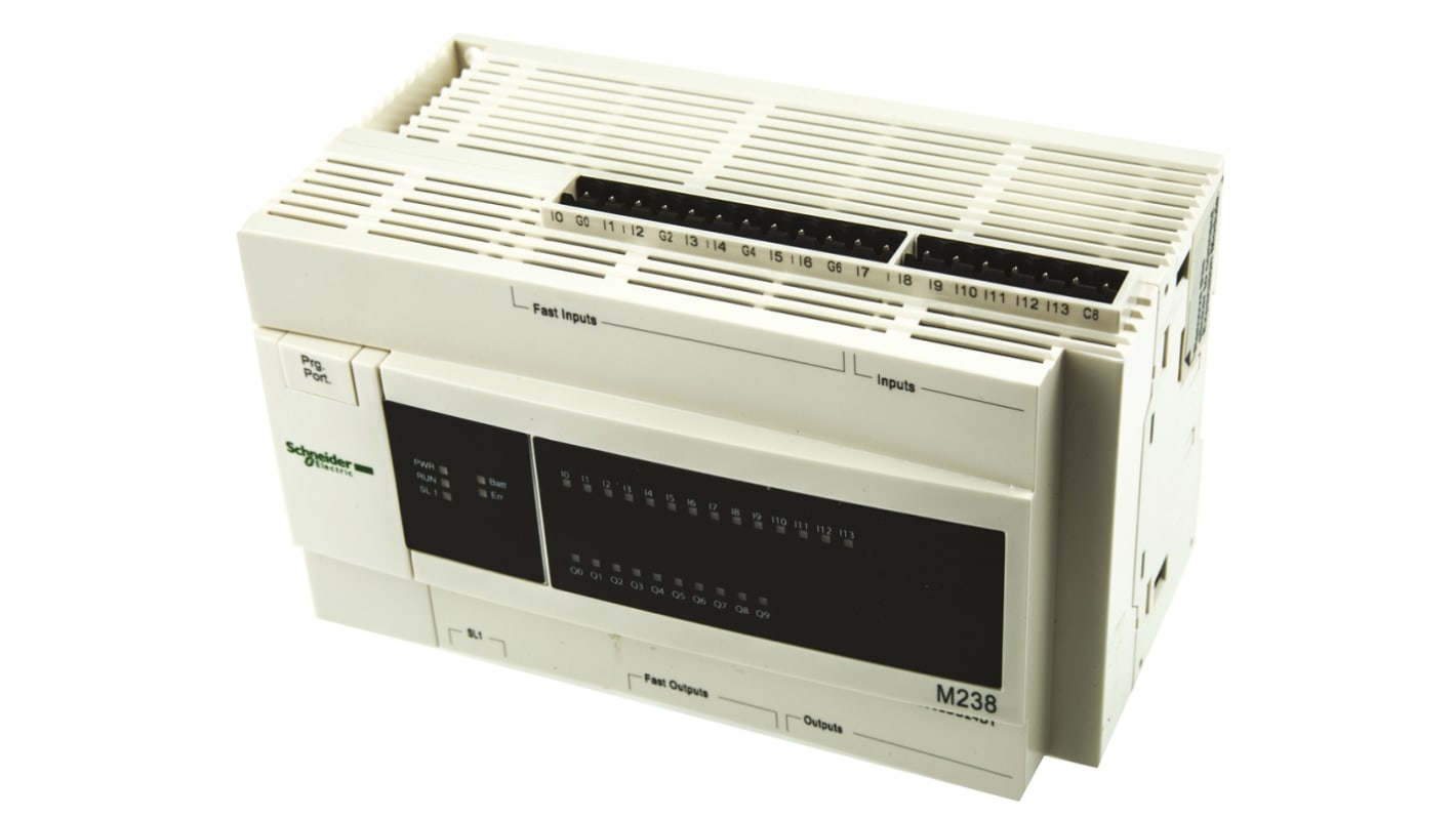 TM238LDD24DT | Schneider Electric Modicon M238 Series PLC CPU for Use with Modicon M238, Digital ...