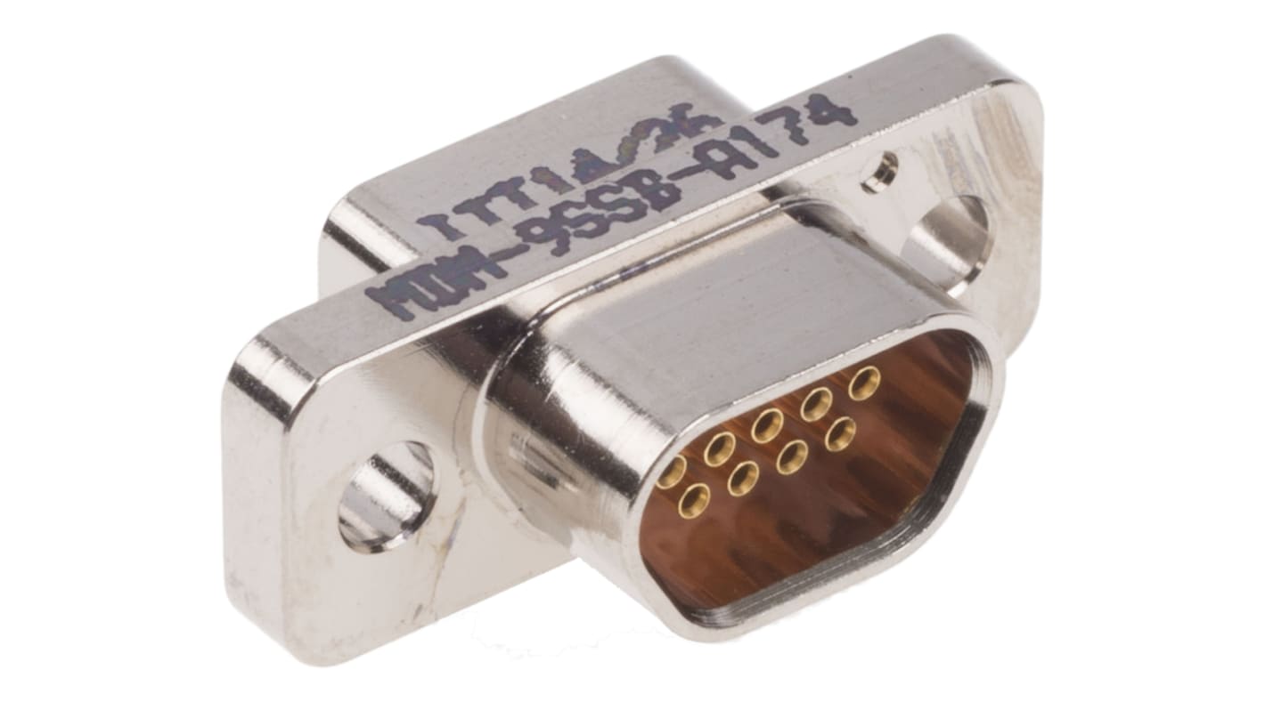 MDM-9SSB-A174 | ITT Cannon MDM 9 Way Panel Mount D-sub Connector Socket ...