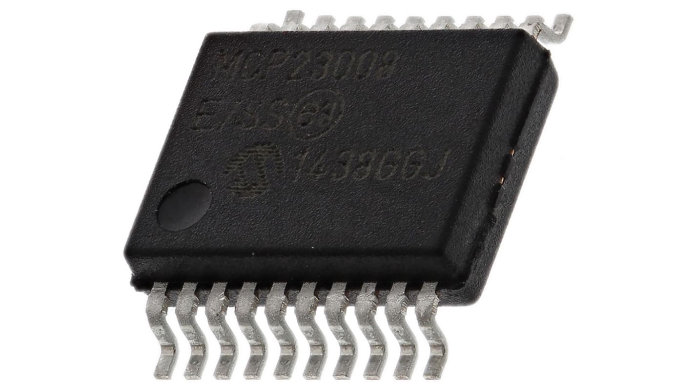 Microchip 8-Channel I/O Expander I2C 20-Pin SSOP, MCP23008-E/SS | RS