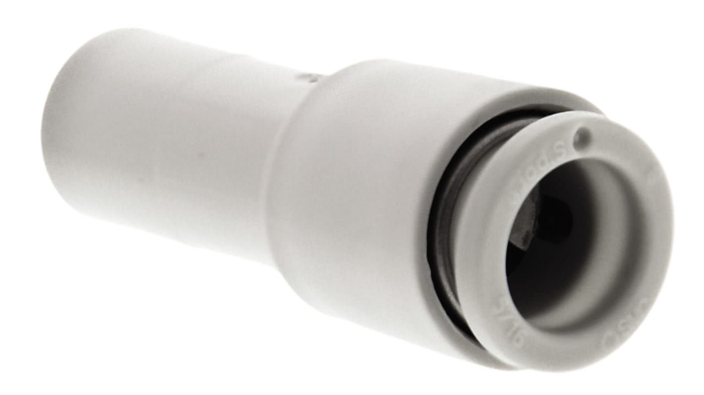 KQ2R08-10A | SMC KQ2 Series Straight Tube-to-Tube Adaptor, Push In 8 mm to Push In 10 mm, Tube ...