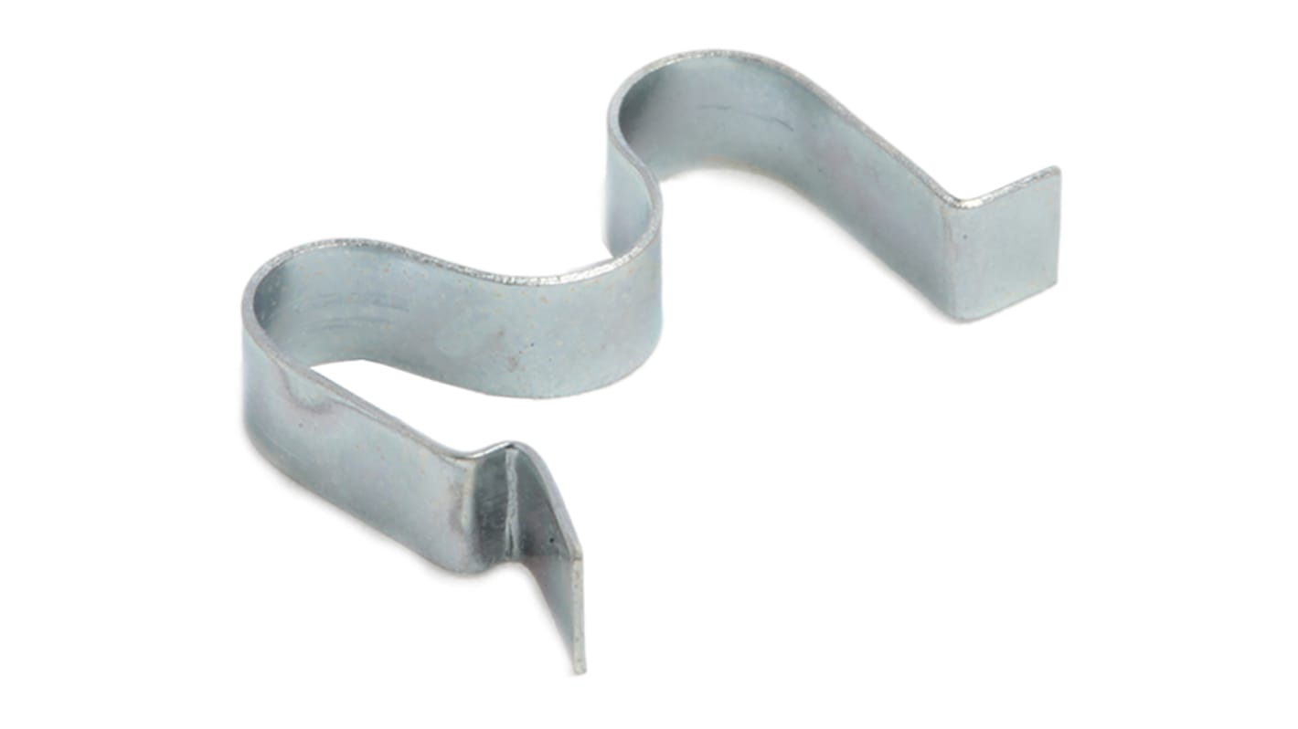 TMC704 | UVOX Zinc Plated Steel Spring Clip, 20.9mm x 9.3mm x 3.5mm | RS